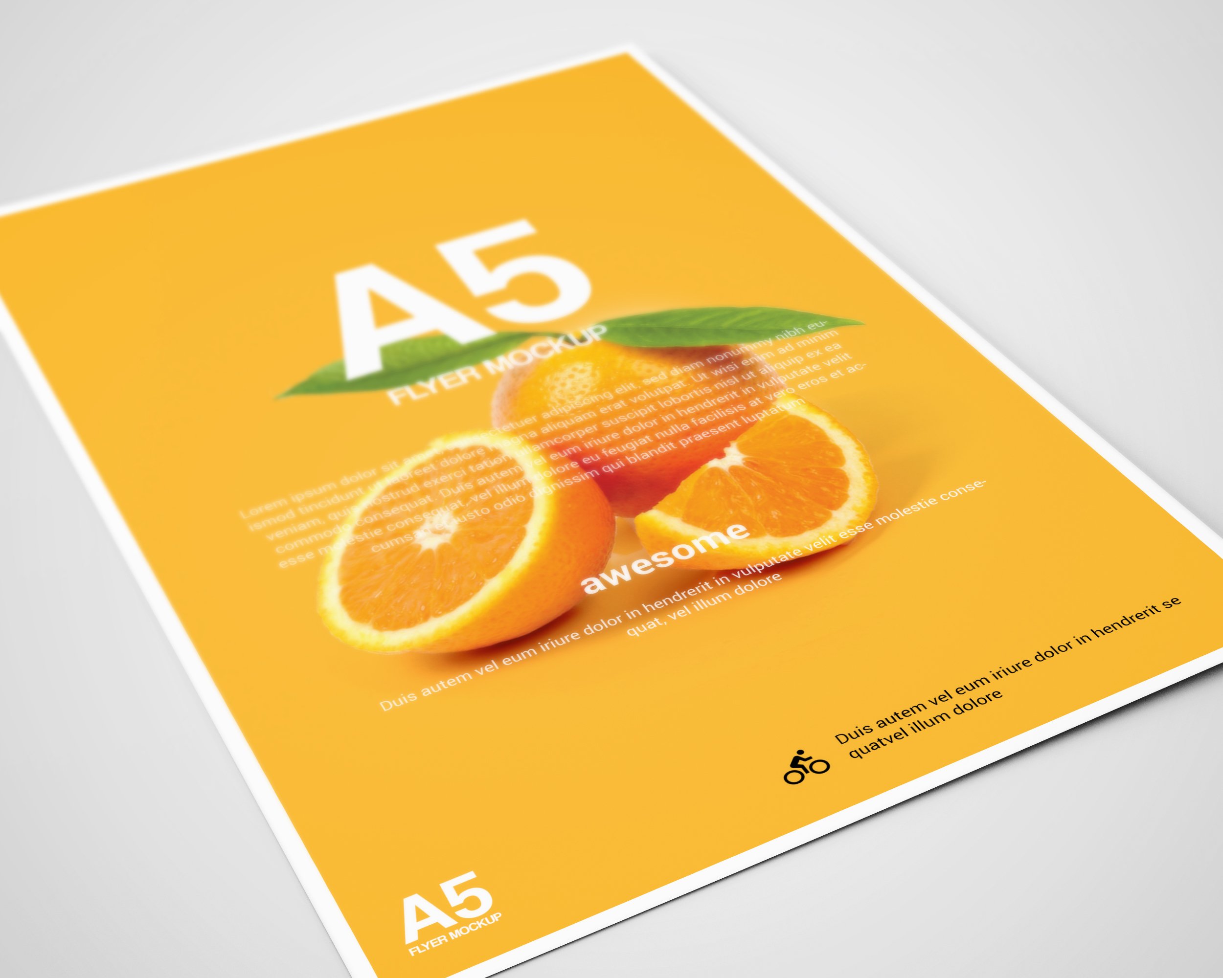 A5 FLYER MOCKUP (77641) | Mockups | Design Bundles