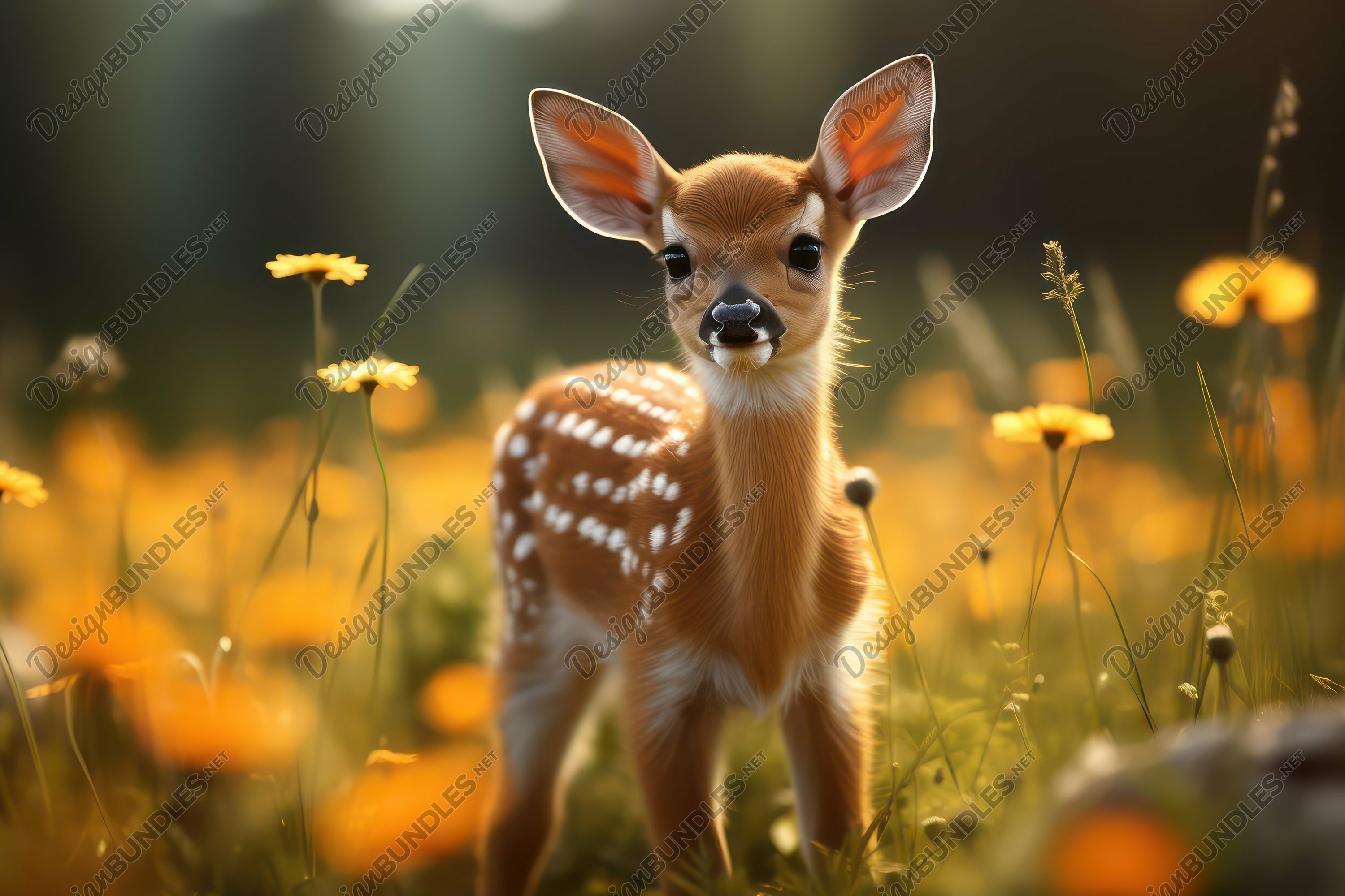 Cute Baby Deer Wallpaper