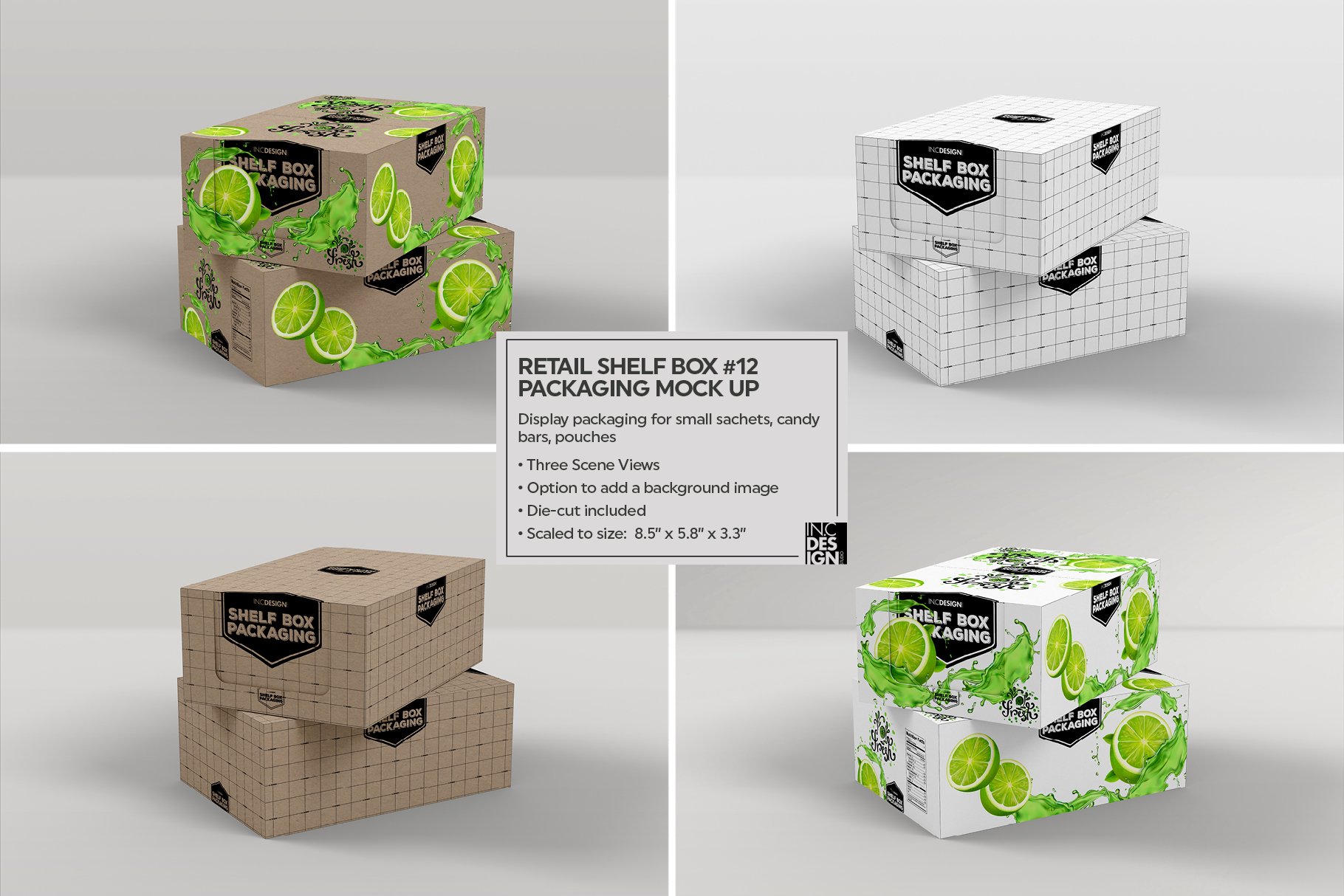 Shelf Box Packaging Volume 2 (101906) | Branding | Design Bundles