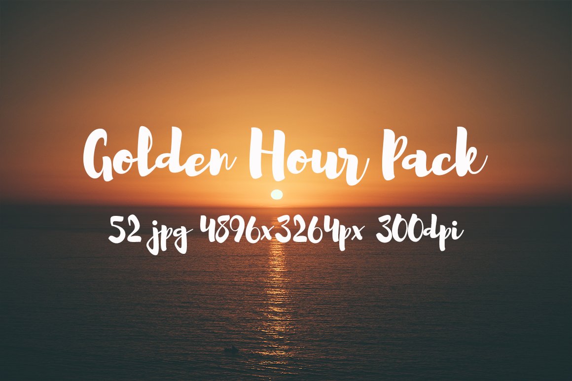Golden hour Pack (20039) | Nature | Design Bundles