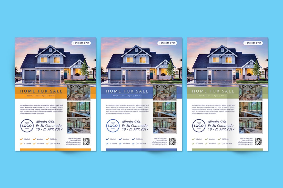 Real Estate Flyer 01 (18914) | Flyers | Design Bundles