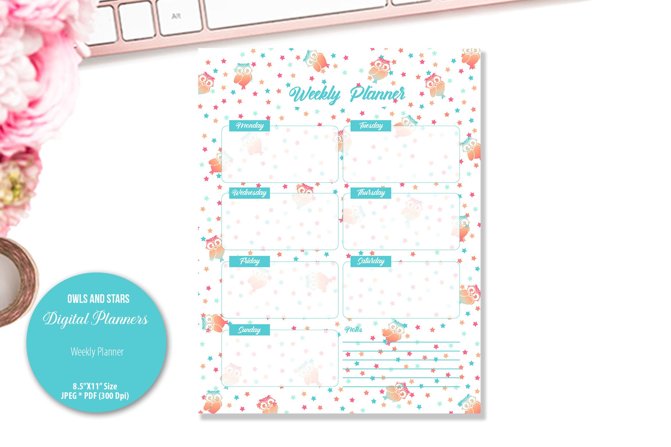 Owls and Stars Digital Planner