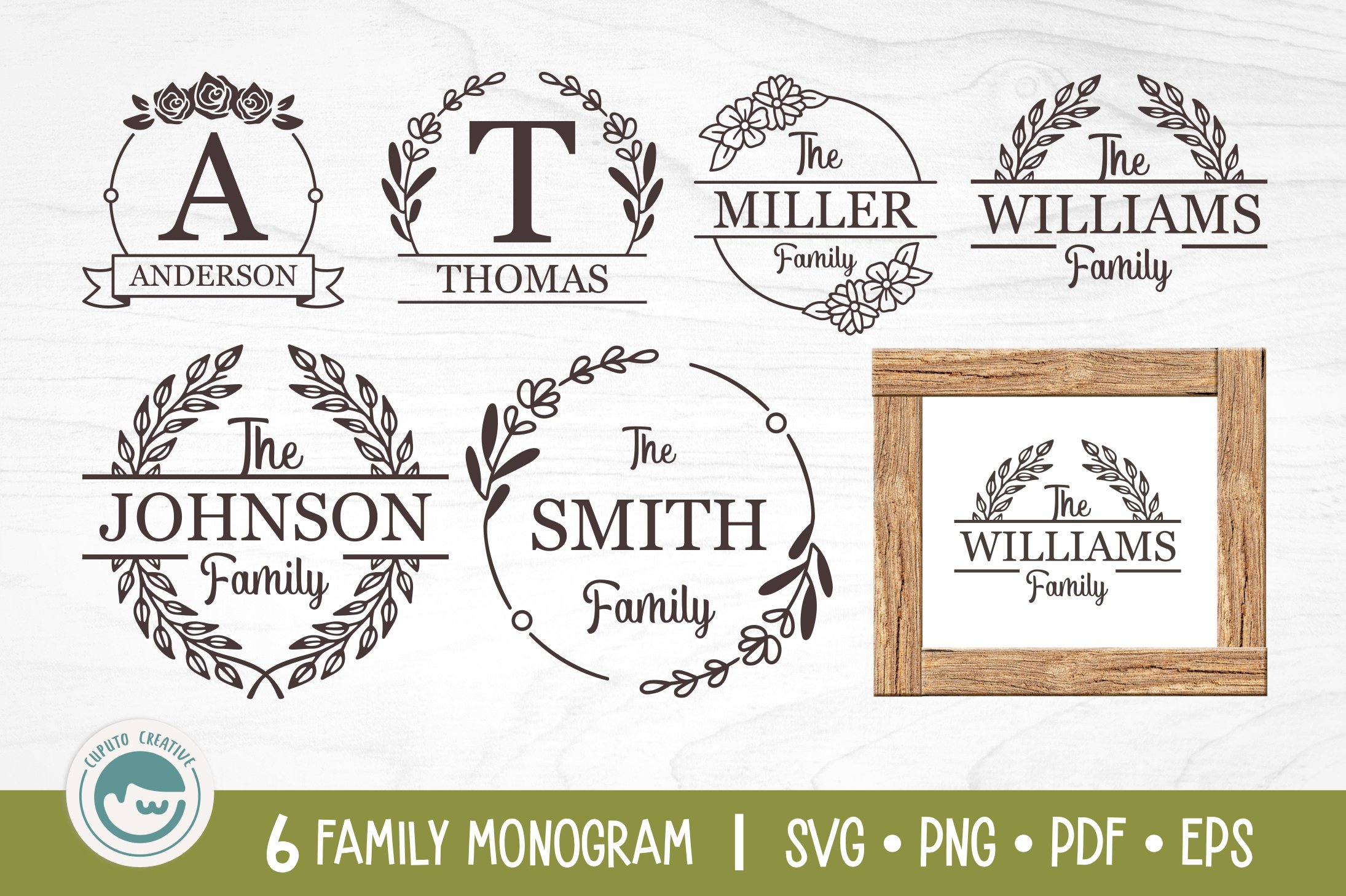 Family Last Name Monogram SVG Cut Files Bundle 1131089 Cut Files Family Last Name Monogram SVG Cut Files Bundle 1131089 Cut Files