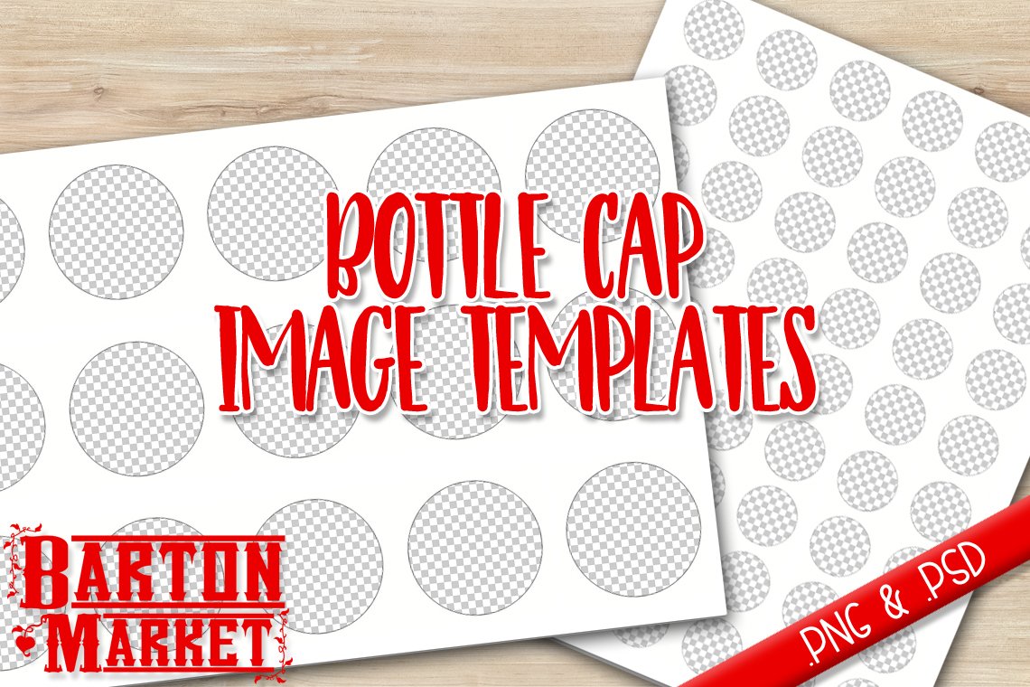 Bottle Cap Images Template A4 & 4x6 for Printables (96884) | Other ...