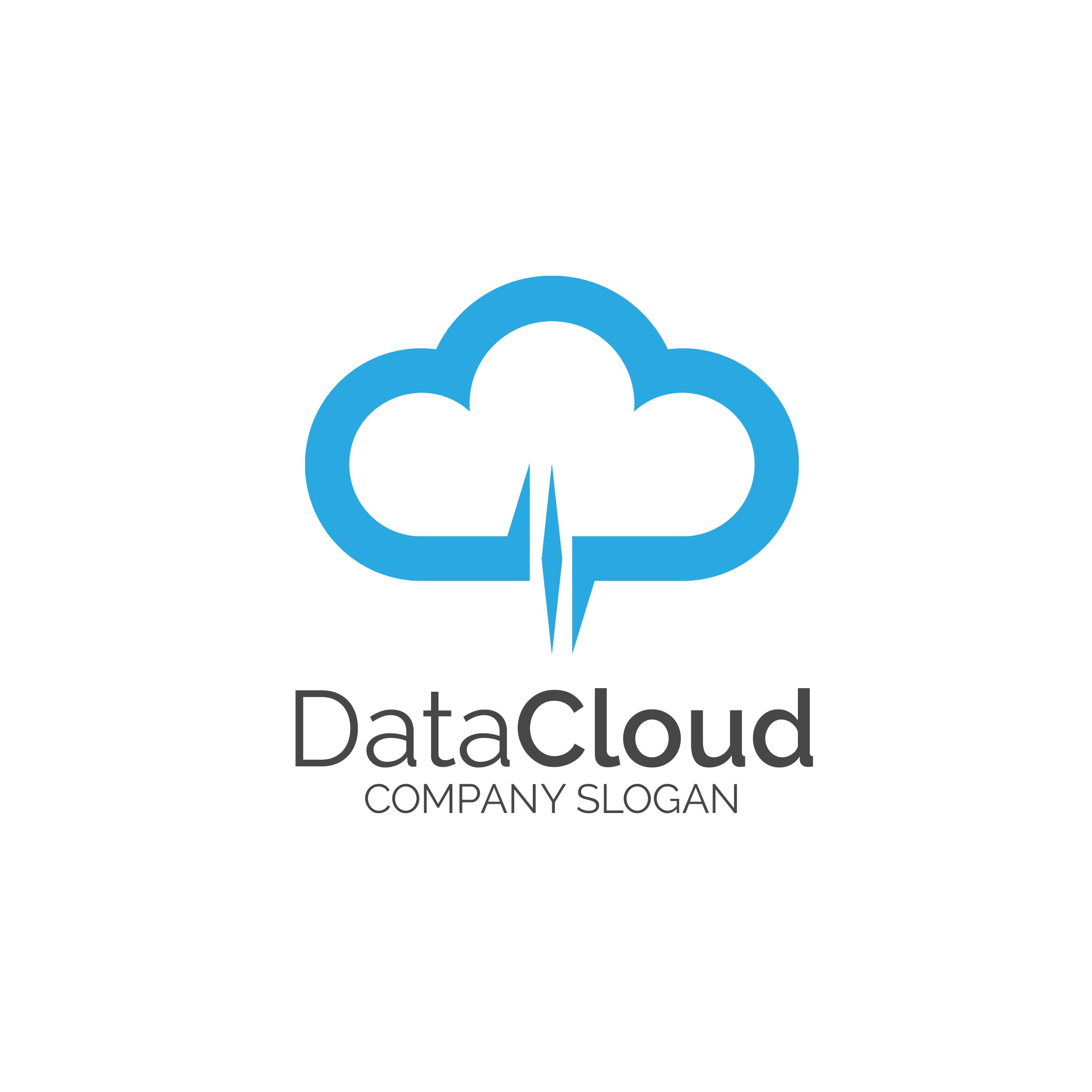 Data Cloud - Logo Template (290863) | Logos | Design Bundles