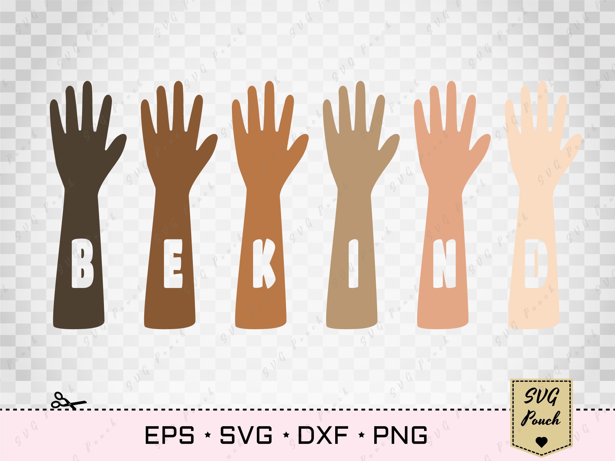 Be Kind Hands SVG (660743) | Cut Files | Design Bundles