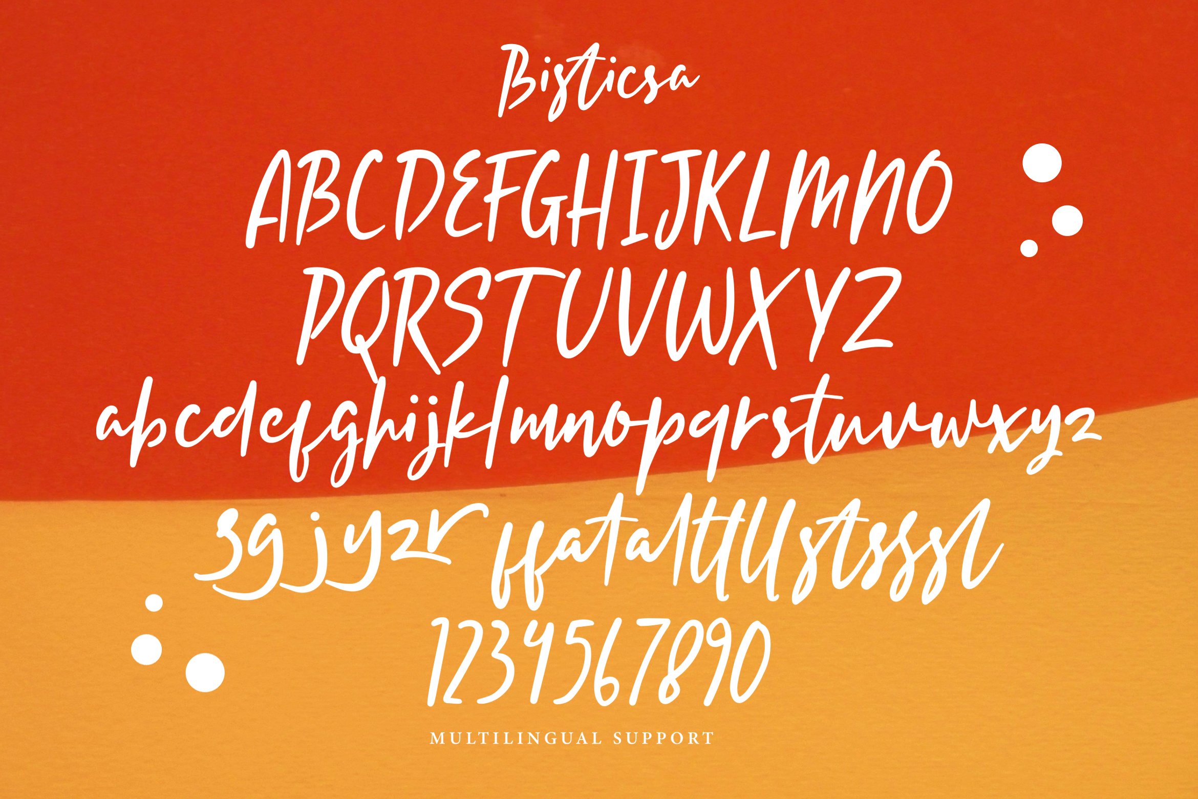Bisticsa - Script Fonts