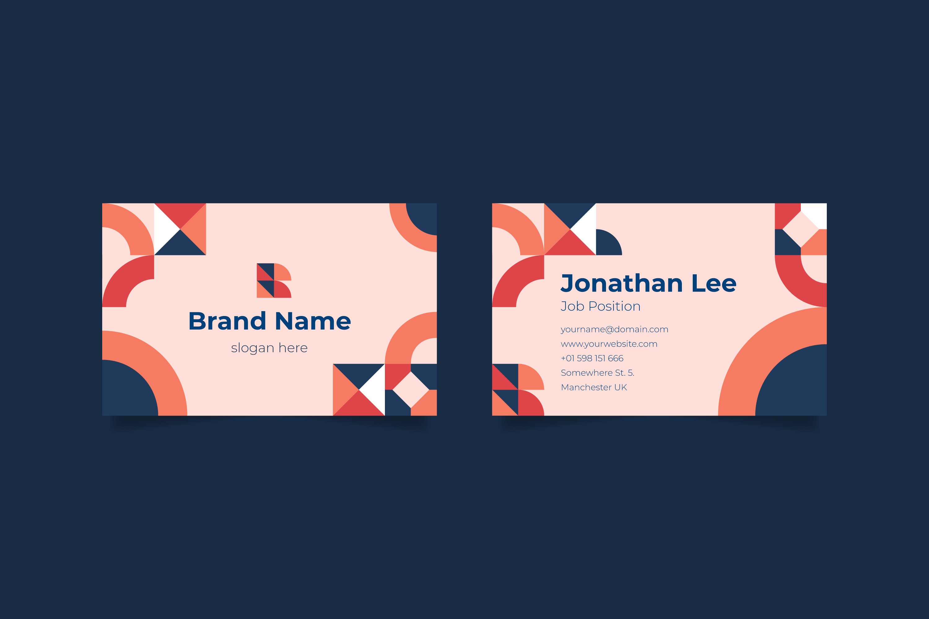 Business Card Double Sided Template Free Business Card Double Sided Template Free