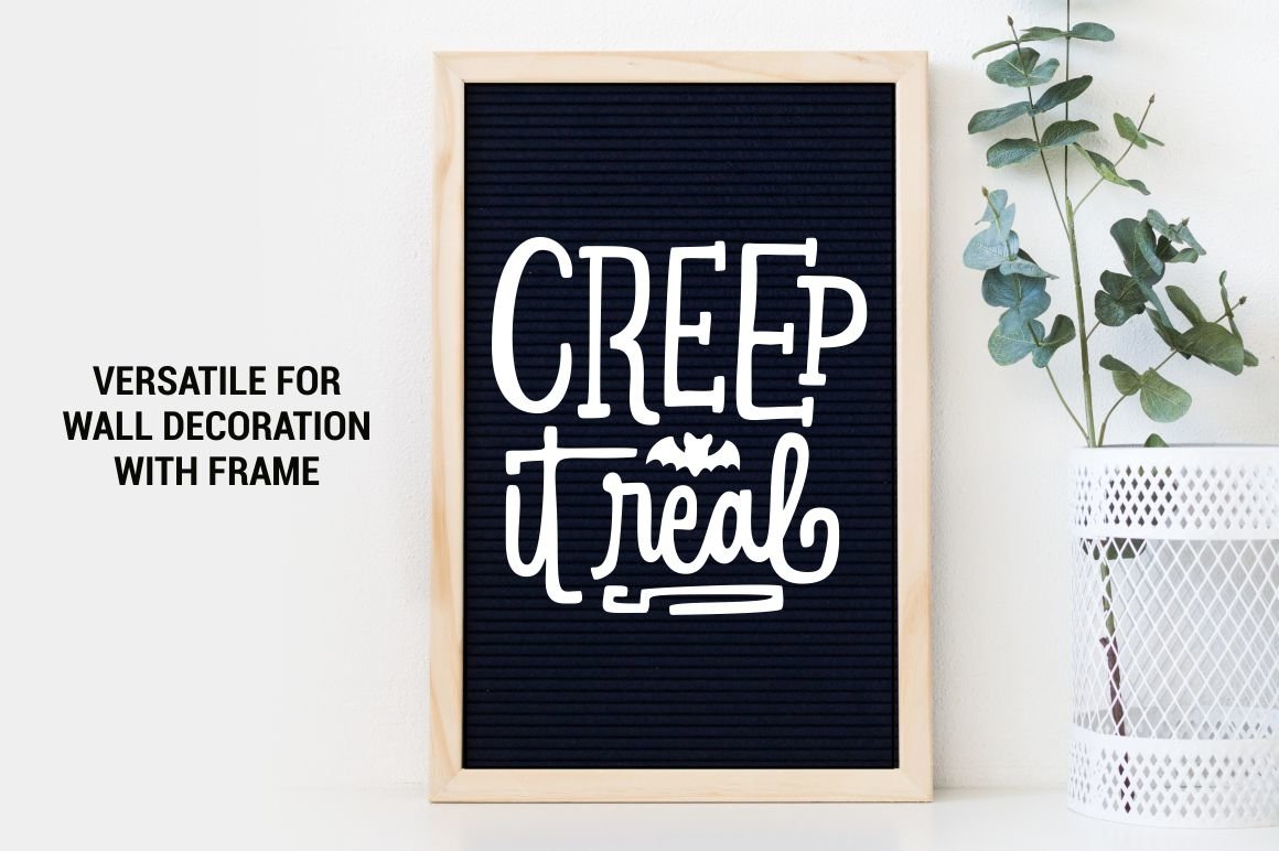SVG - Creep it Real Handlettering (302060) | SVGs | Design Bundles