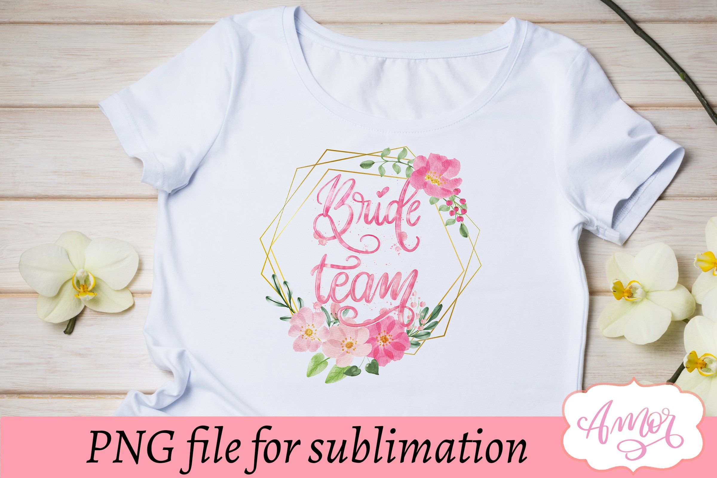Bride team sublimation design, wedding sublimation (1172935 ...