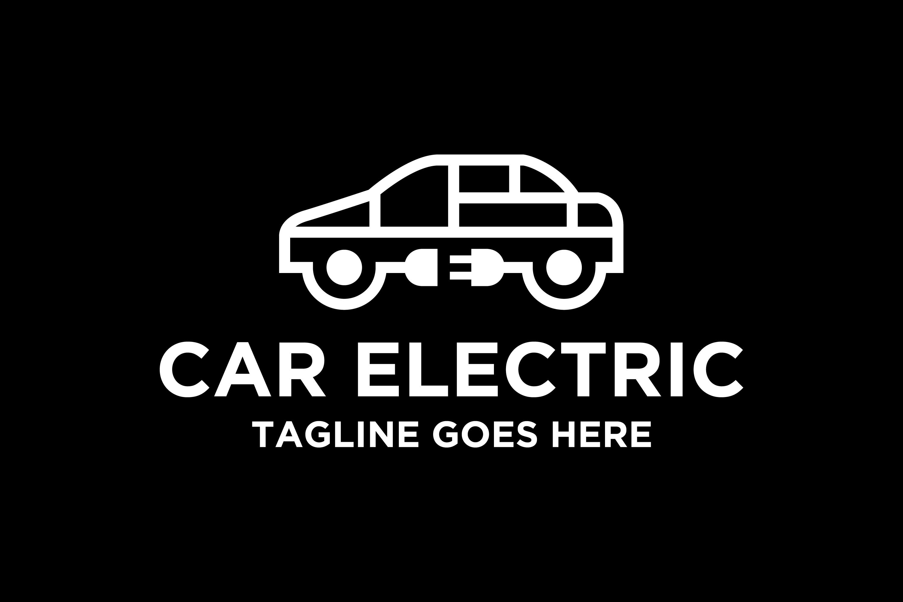 Car Electric Logo Designs (969663) | Logos | Design Bundles