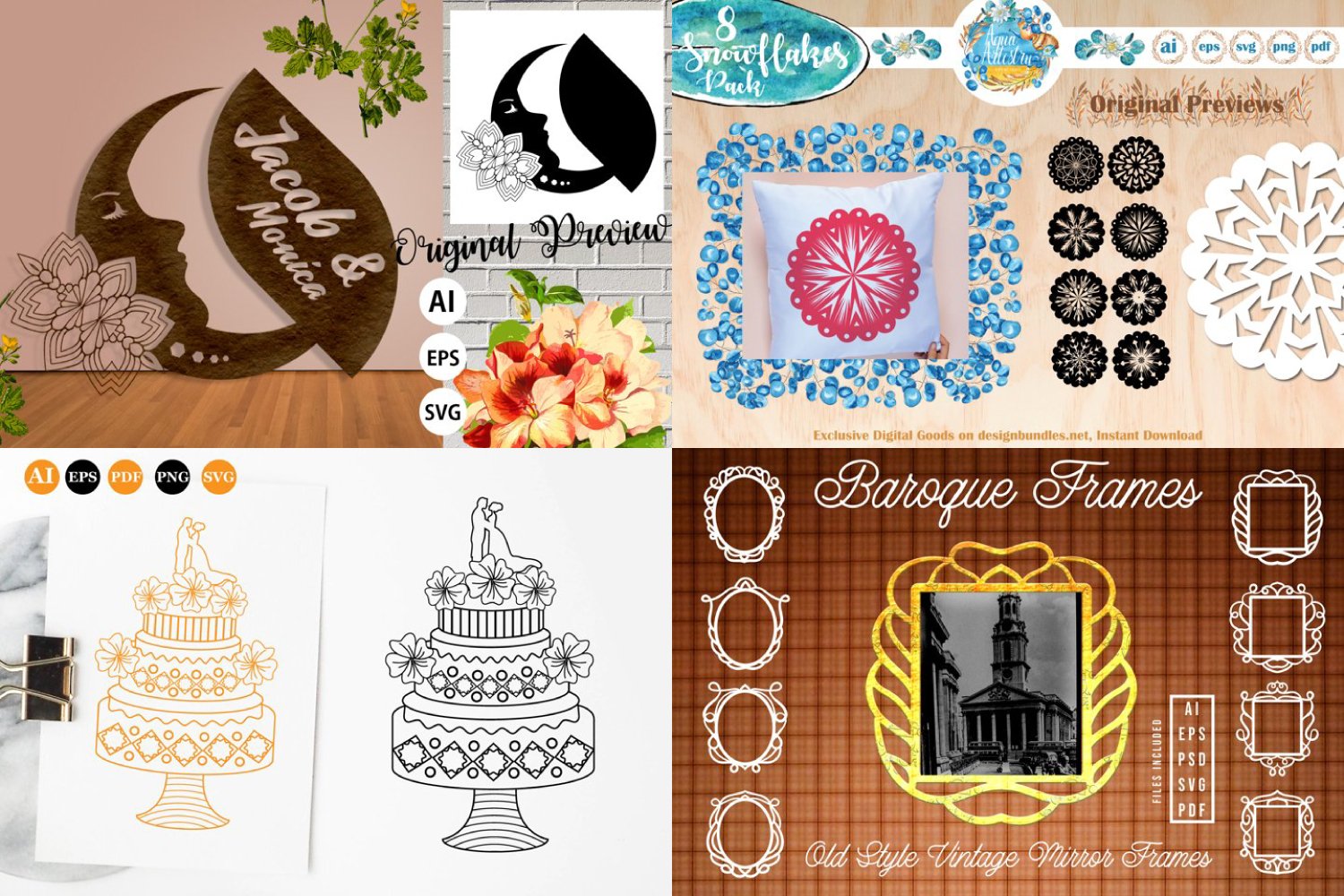 Paper Cut Pack Collection Vol. 2 AI, EPS, SVG, PNG, PDF (887662 ...