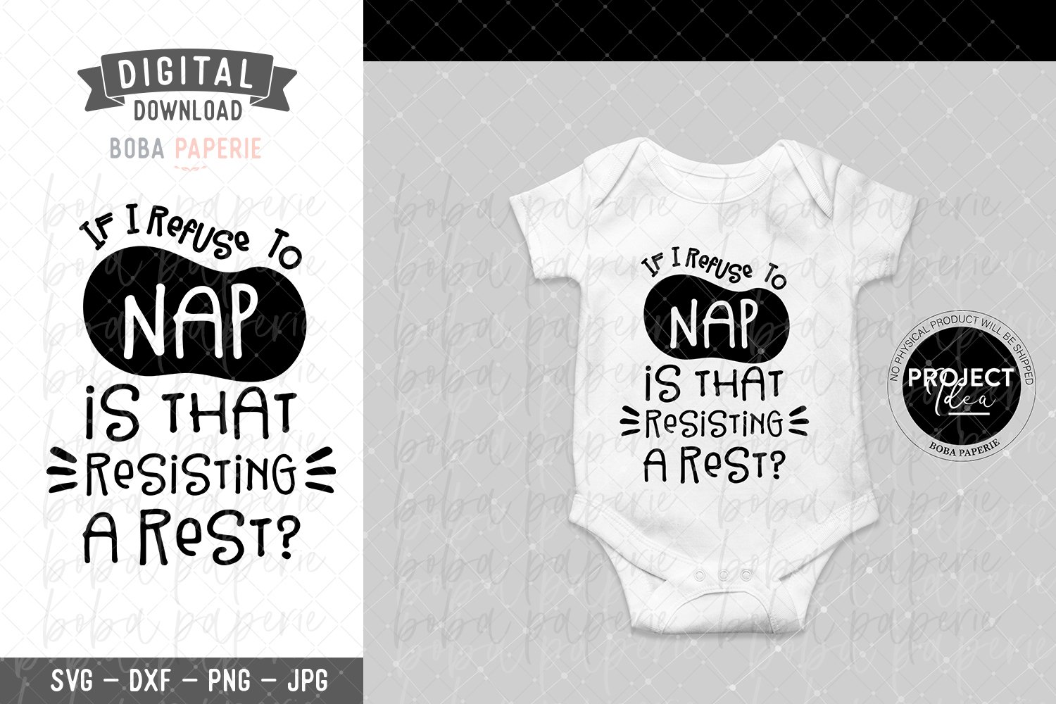 If I Refuse to Nap, Is That Resisting A Rest? (1011626) | Cut Files ...