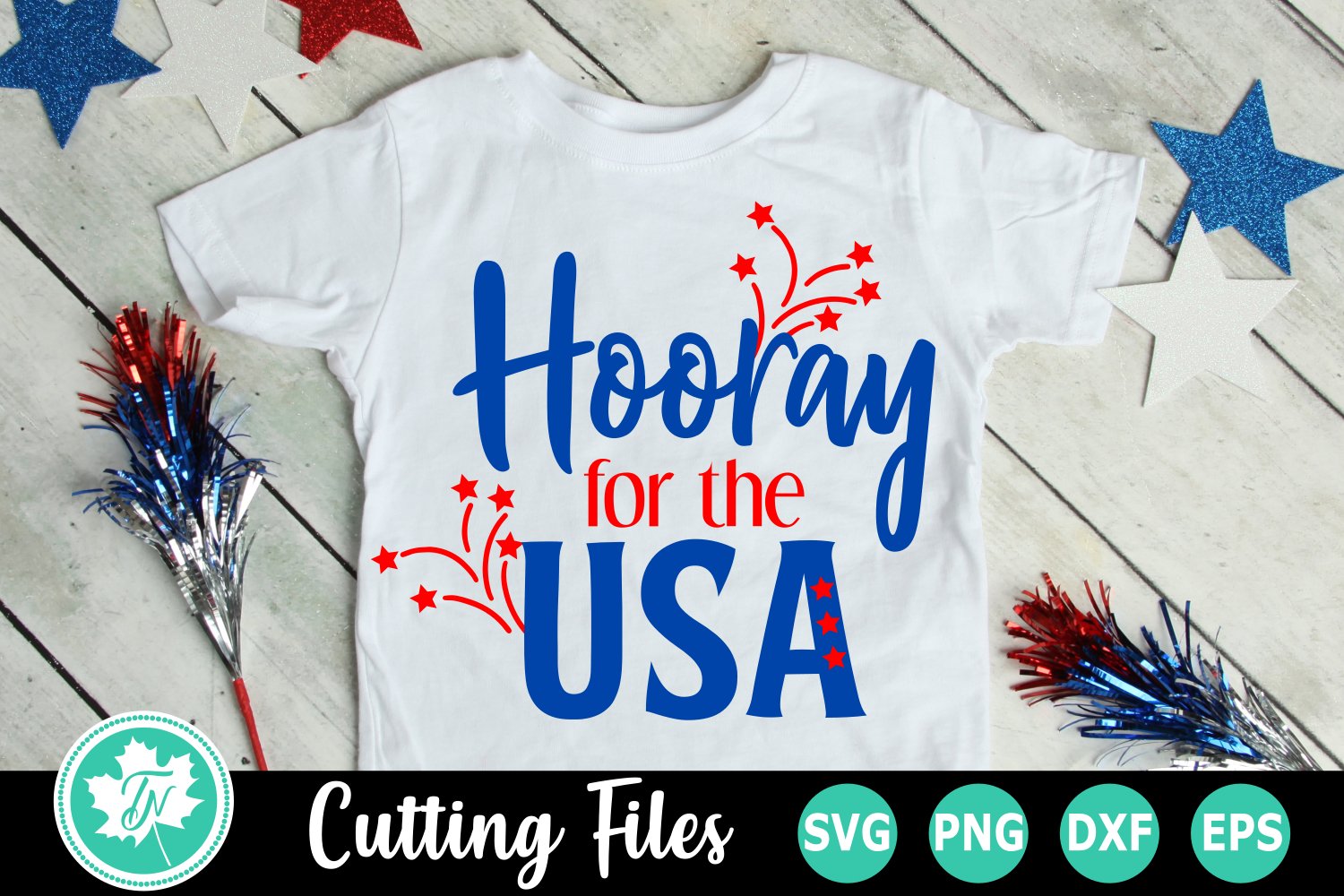Hooray for the USA - American SVG Cut Files (280485) | SVGs | Design ...