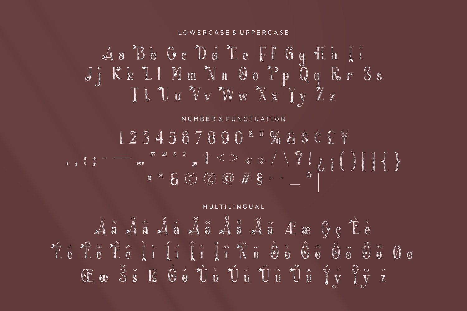 Web Font Siren Tails - Stylish Display Font