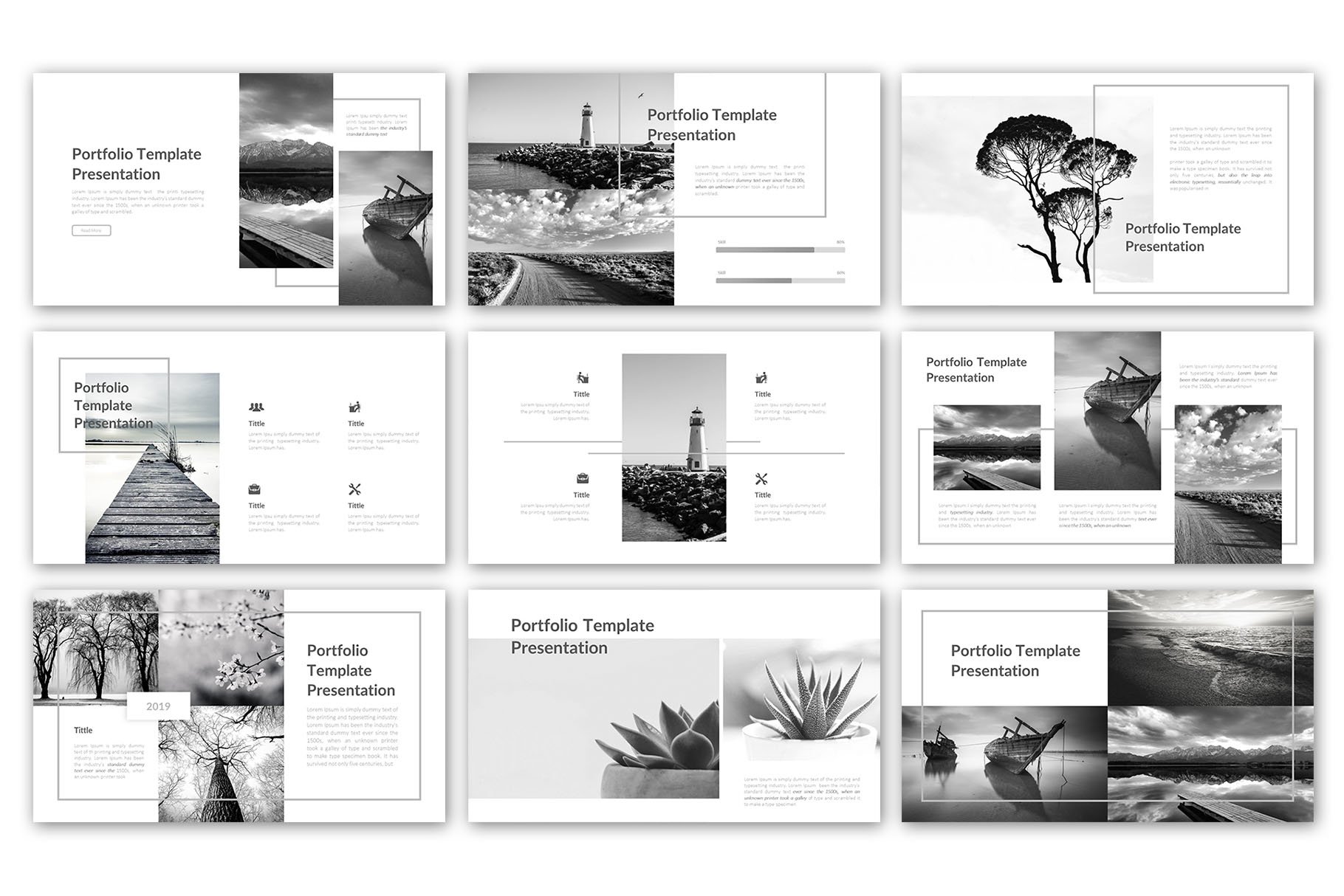 Portfolio - Presentation Template (318010) | Presentation Templates ...