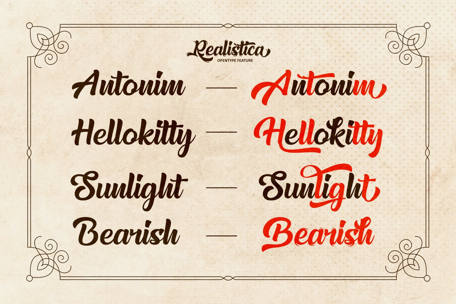 Realistica Font (283226) | Script | Font Bundles