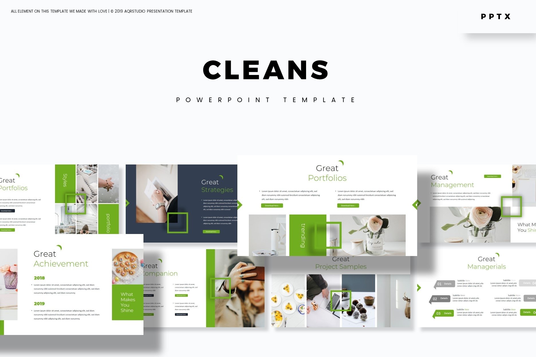 Cleans - Powerpoint Template (337681) | Presentation Templates | Design ...