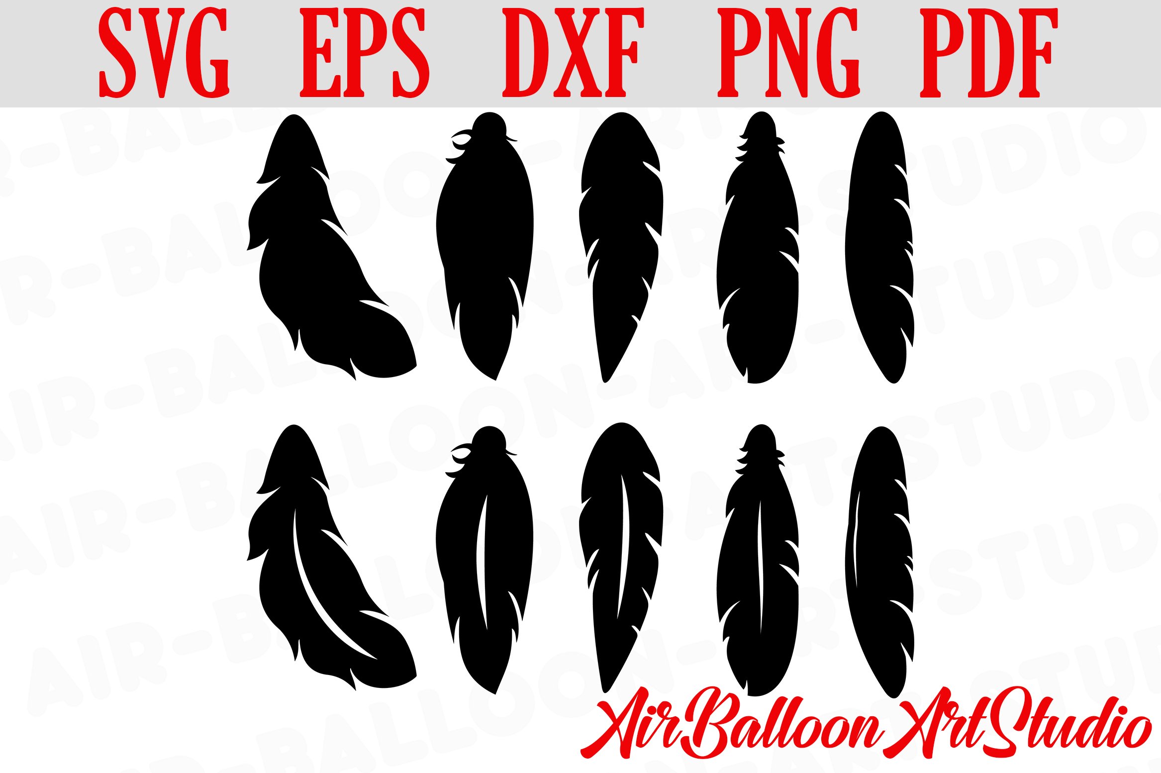 Feather SVG Feather Bundle SVG Feather Vector Digital File (1198831 ...
