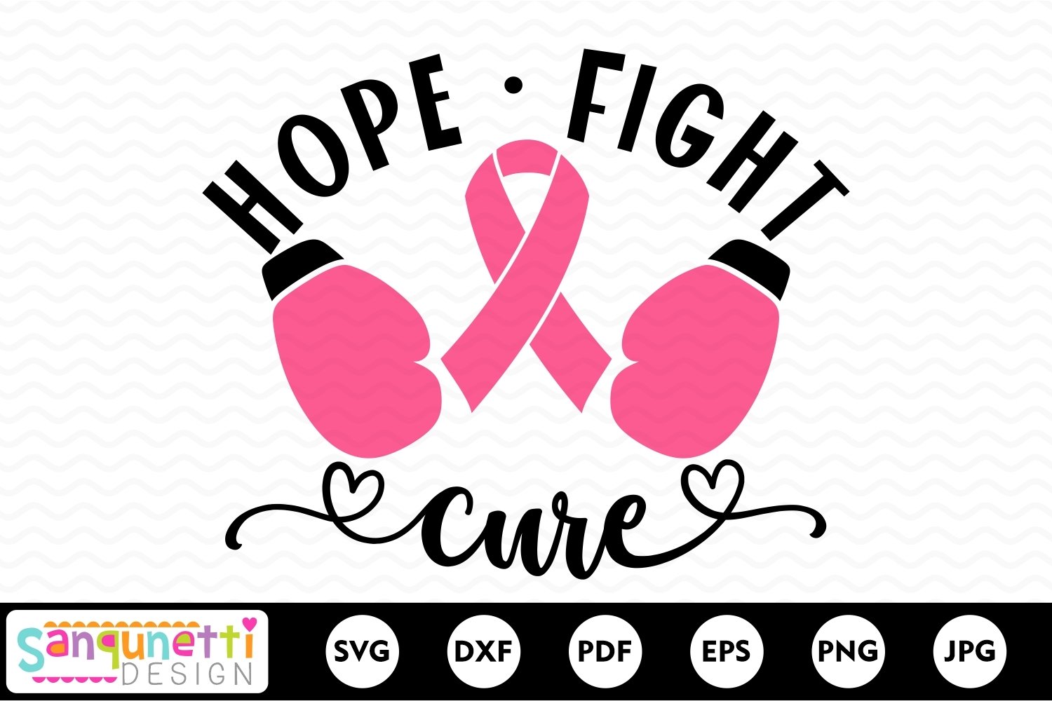 Hope Fight Cure SVG, breast cancer svg (809257) | Cut Files | Design ...