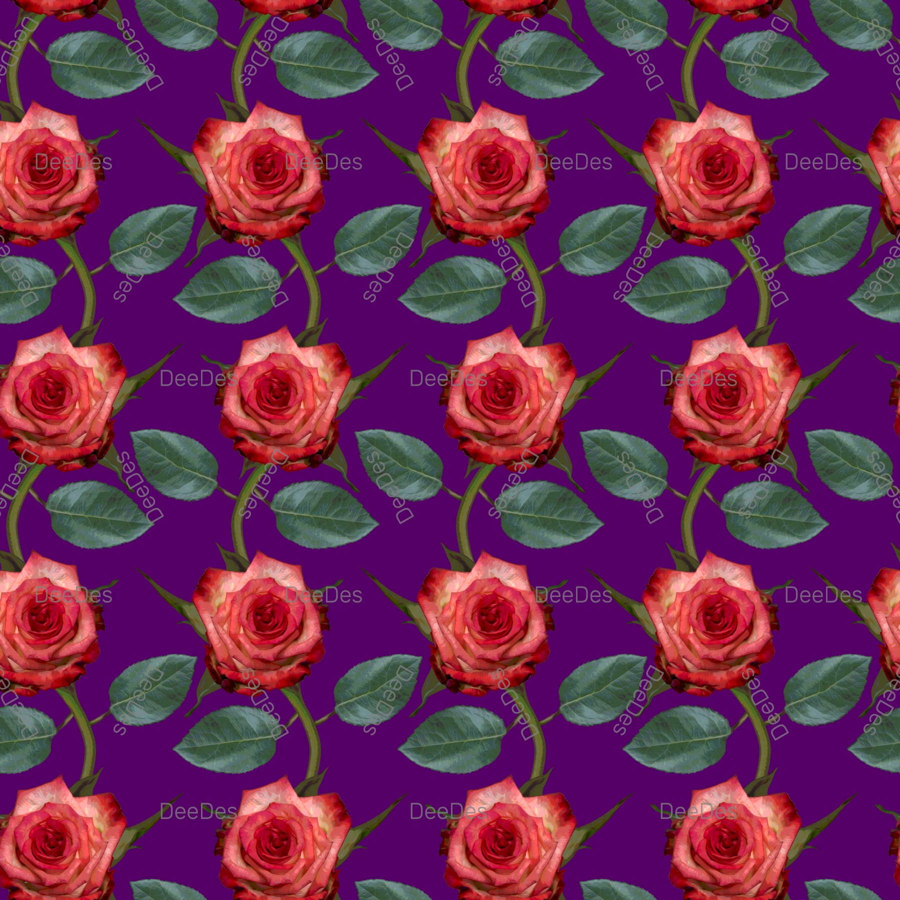 Seamless Floral Digital Paper pack. Seamless FLOWER patterns (664108 ...