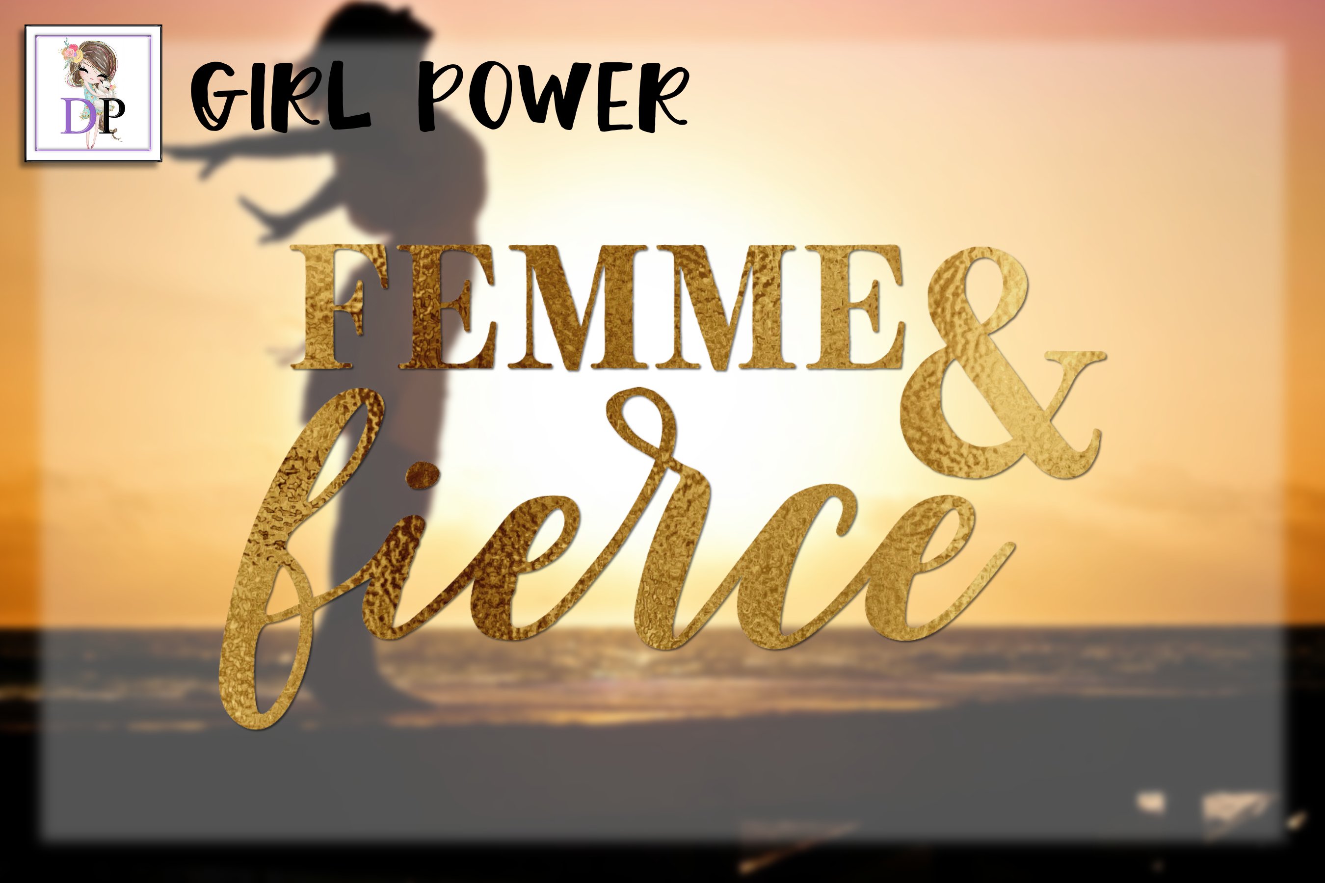 Girl Power Bundle Photo Overlays Art Social Media Photobook (287582 ...