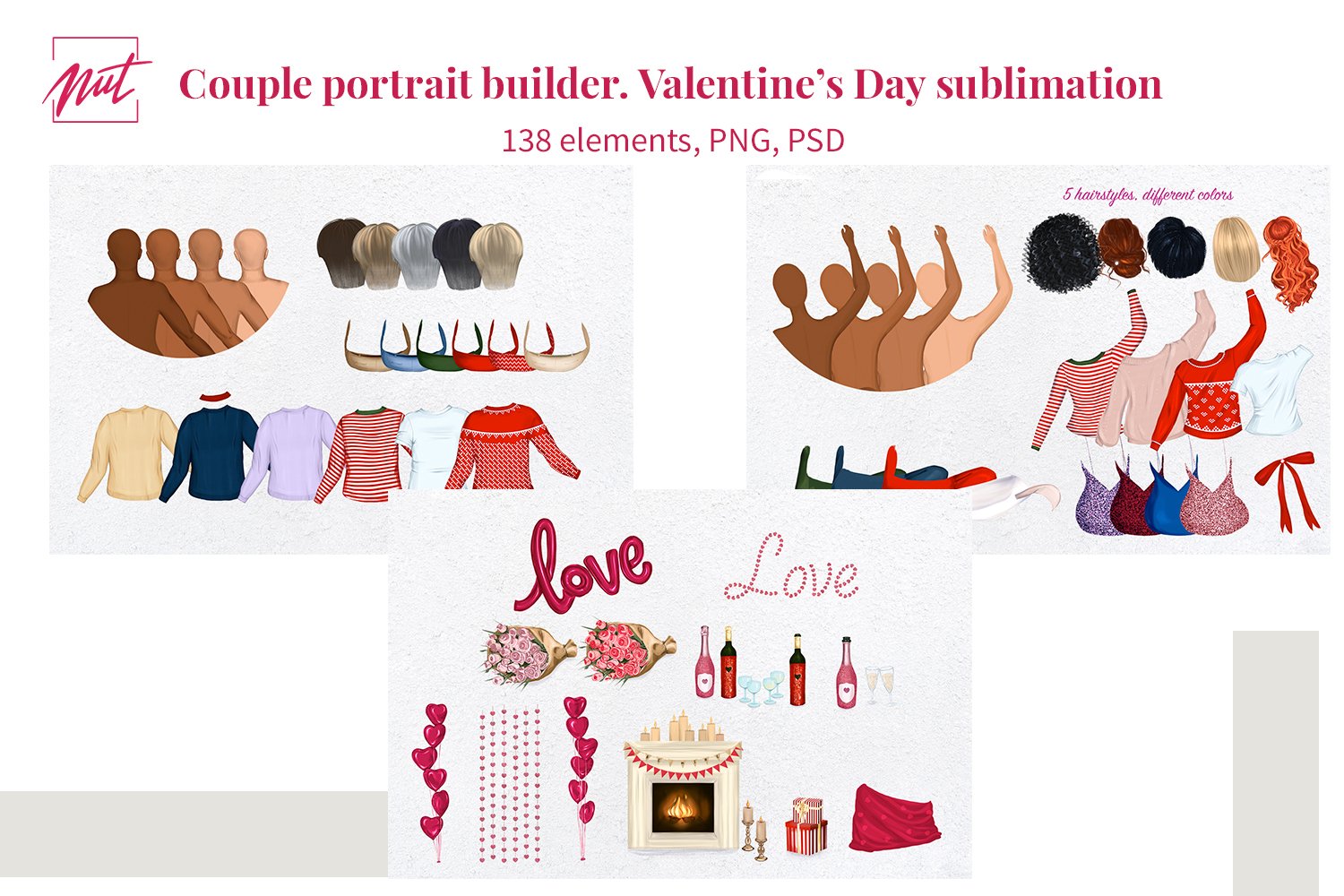 Couples clipart, Valentines couple clipart.Couple mug design (1140066 ...