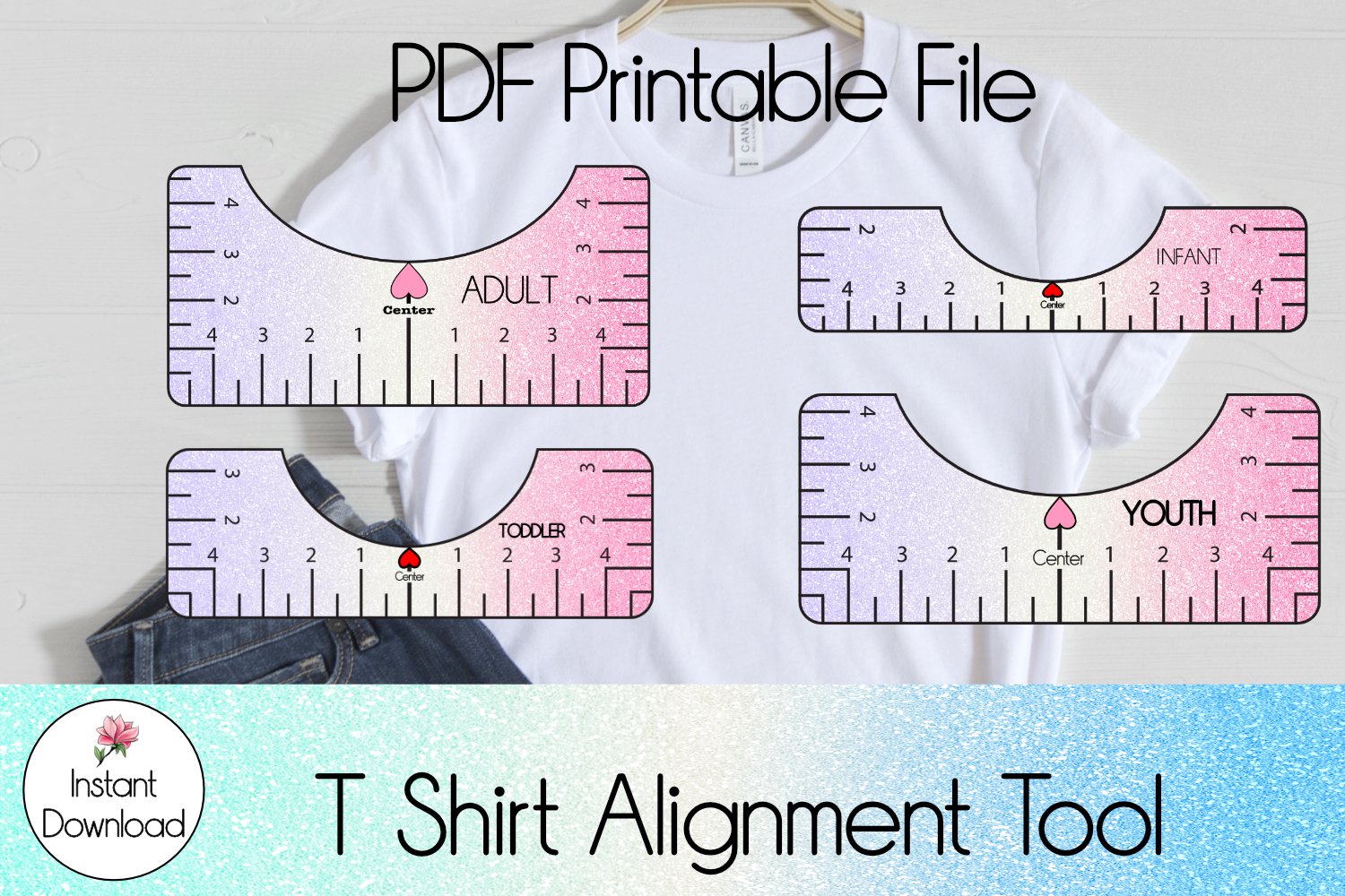 275 T Shirt Alignment Tool Pdf Free SVG Cut Files SVGly For Crafts