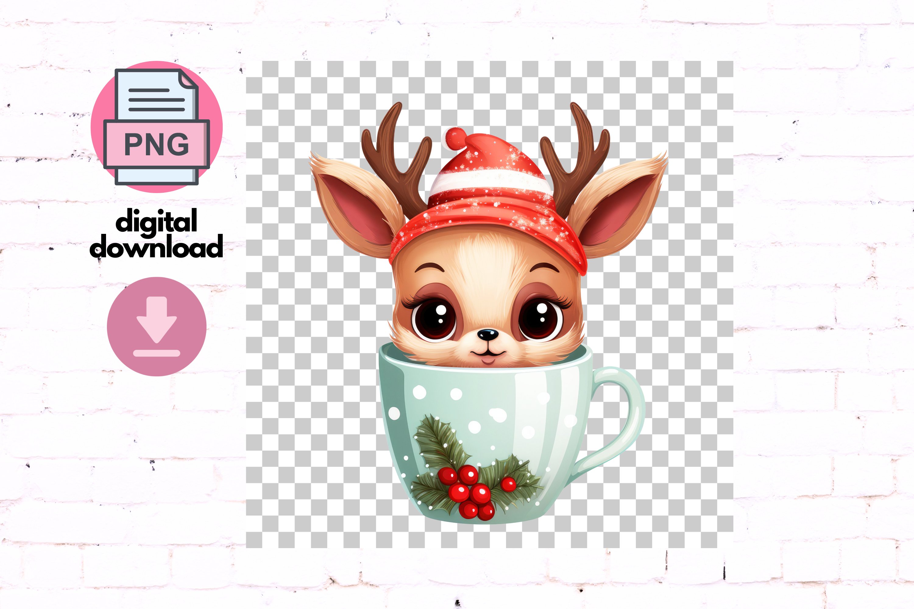 Clipart Christmas Reindeer