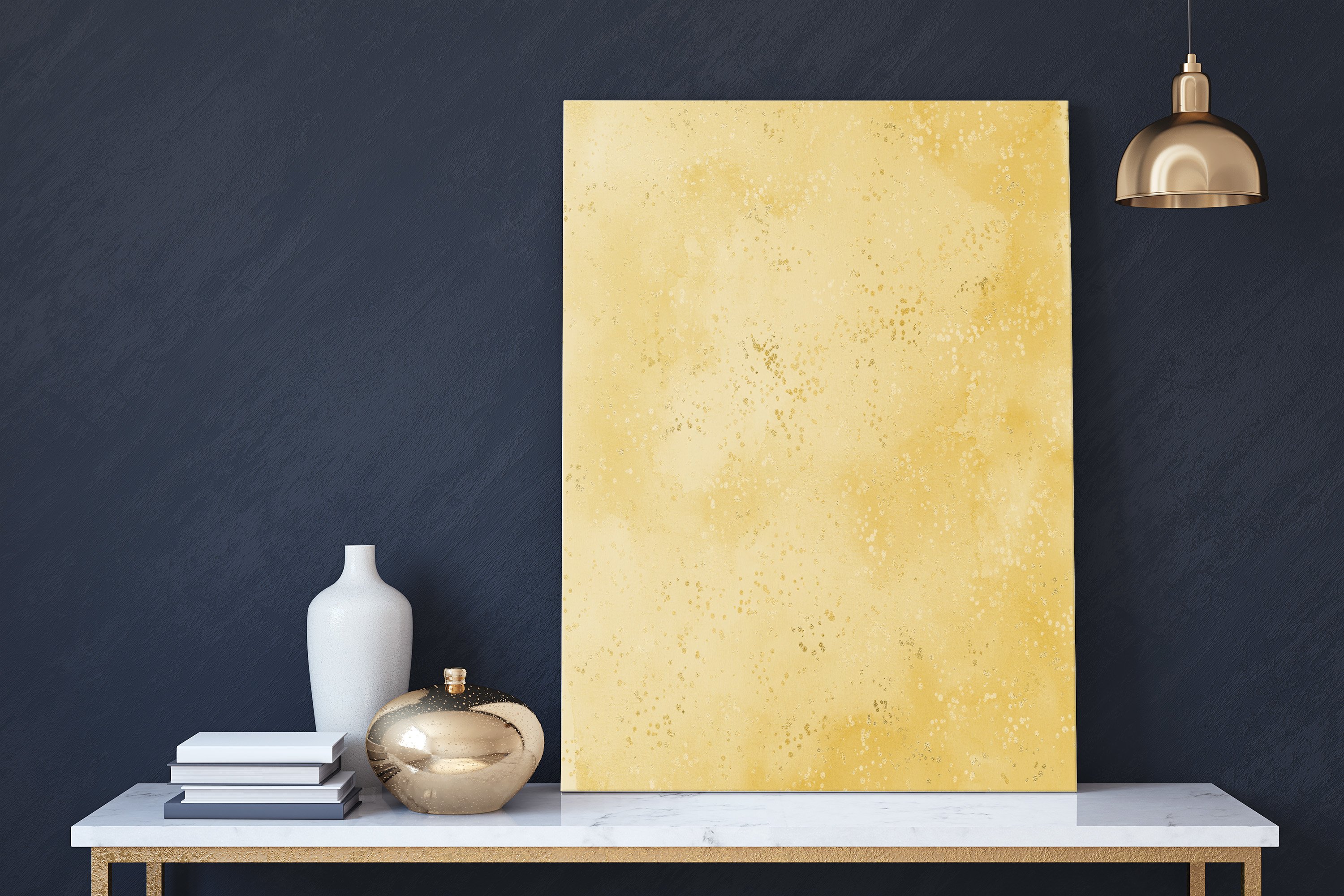 30 Ombre Gold Paint Brush Stroke Watercolor Digital Papers (241687 ...