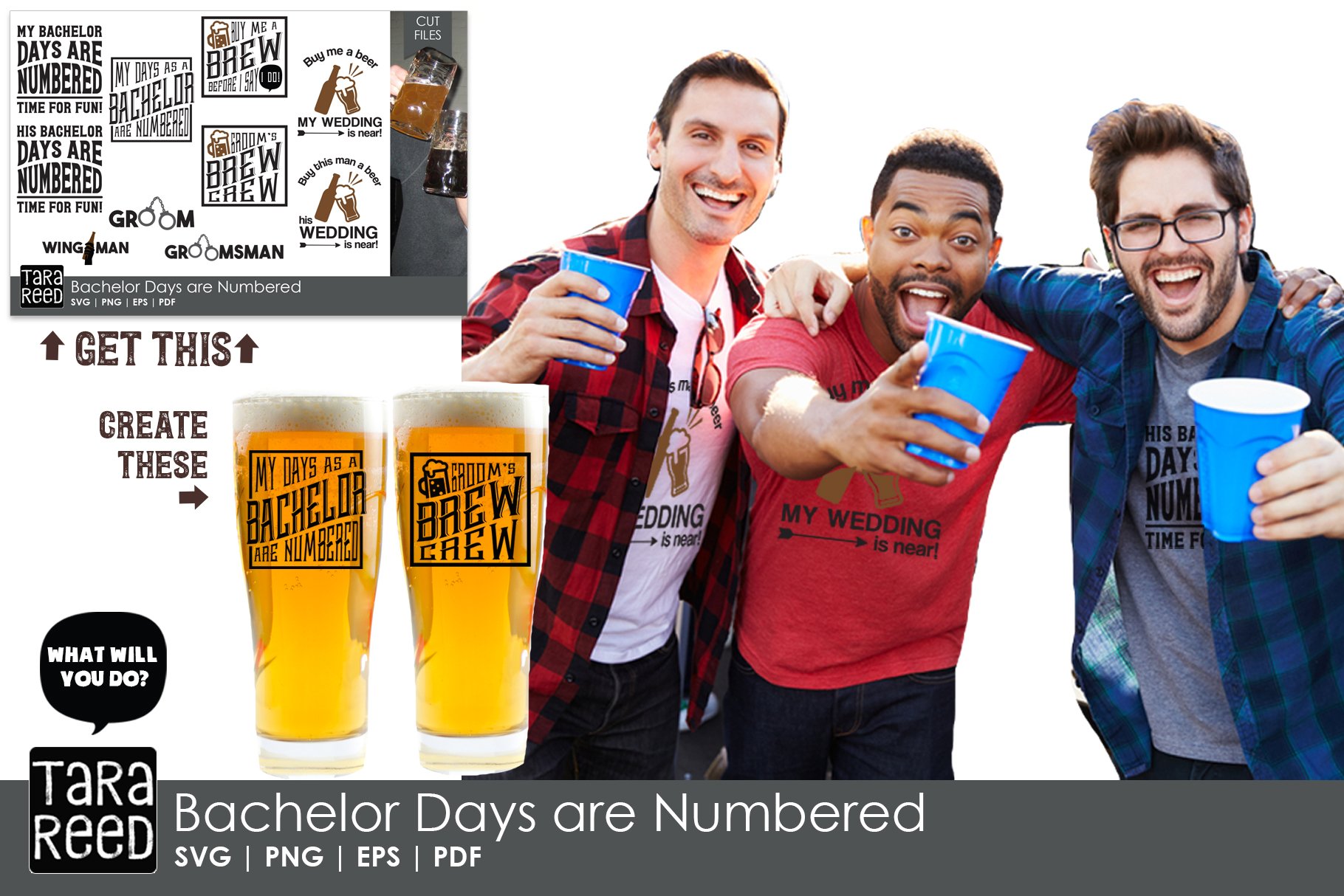 Bachelor Days are Numbered - Bachelor Party SVG & Cut Files (192932 ...