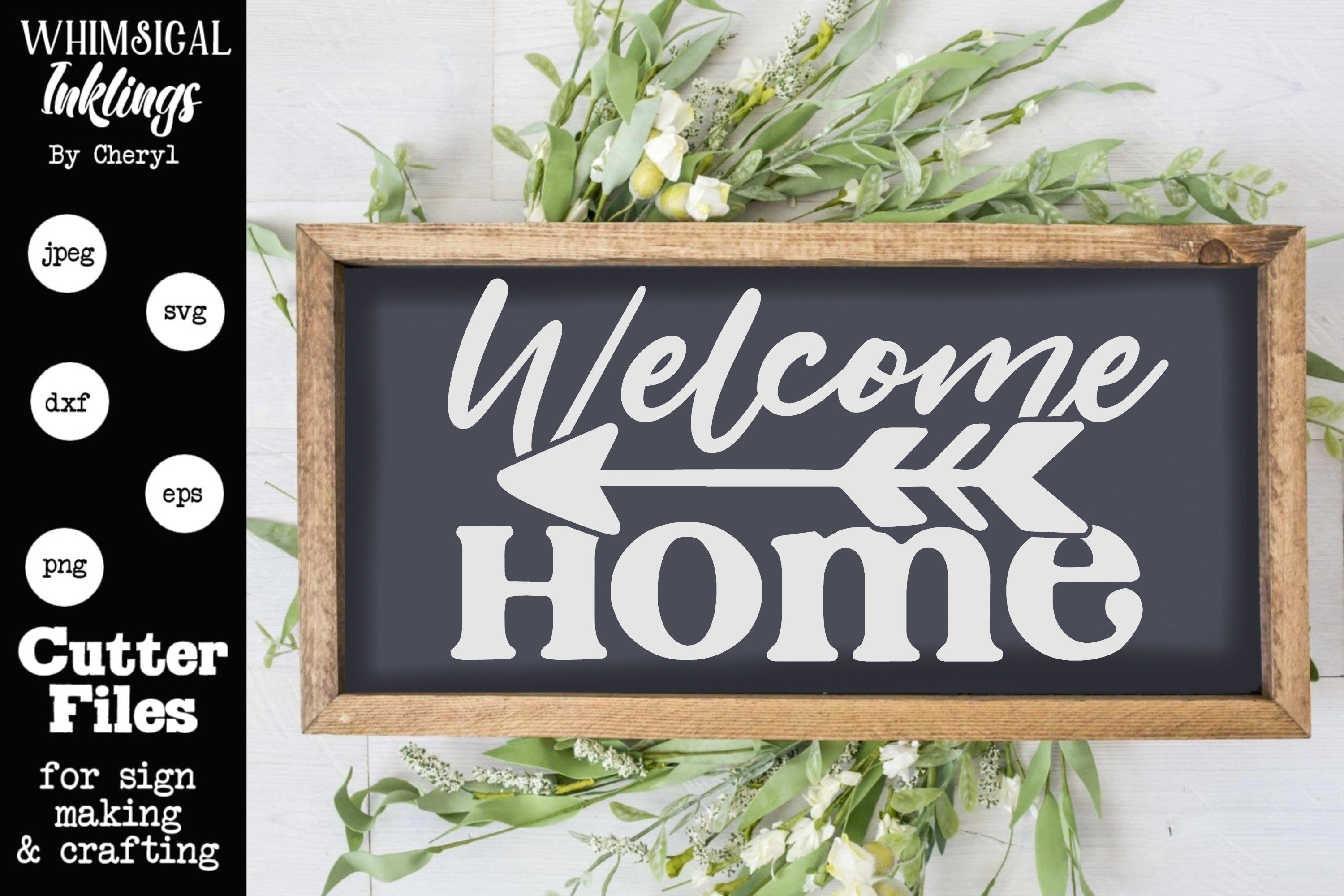Welcome Home SVG (616723) | Cut Files | Design Bundles