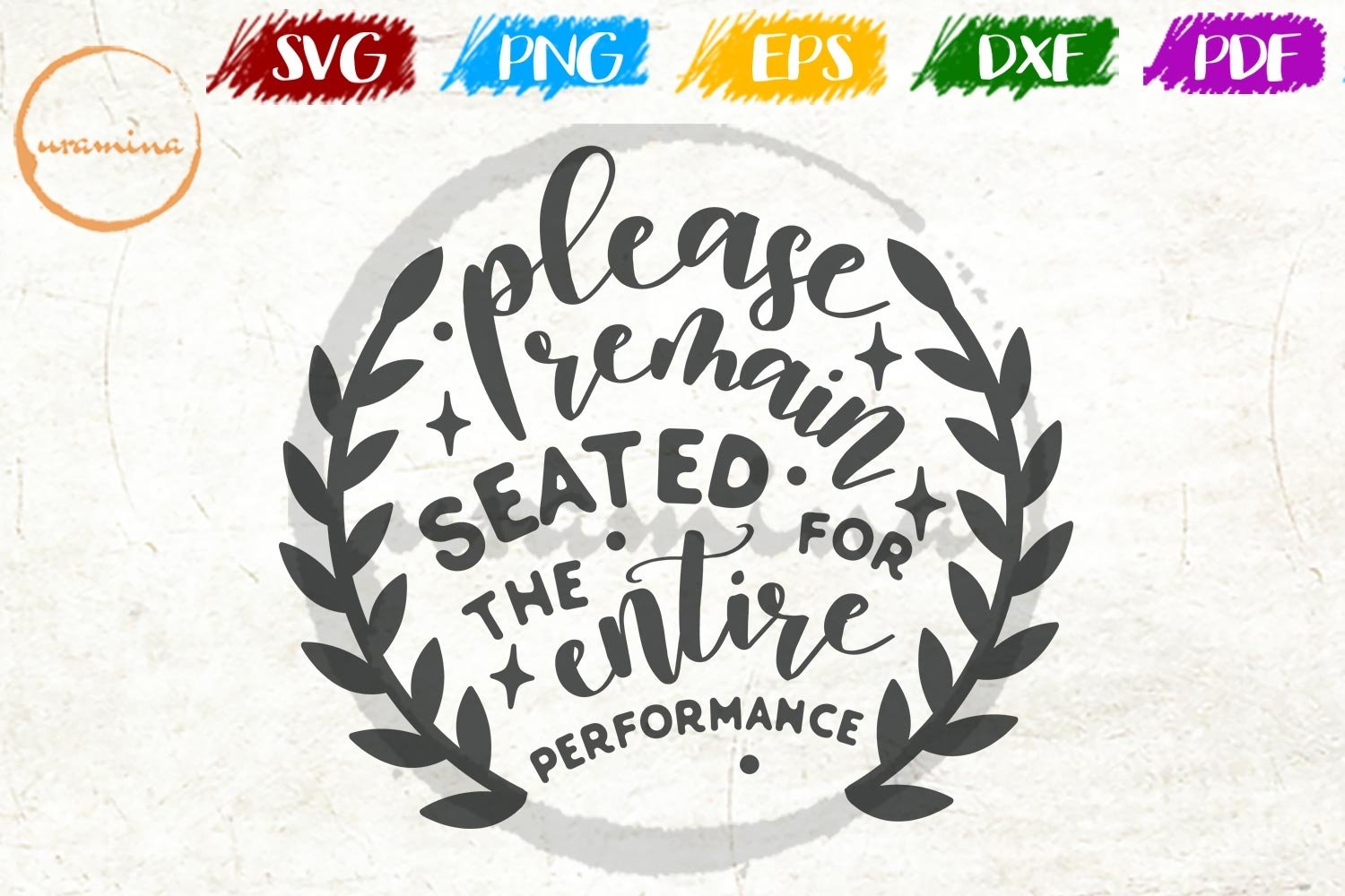 Please Remain Seated Sign Bathroom Decor SVG PDF PNG (217659) | SVGs ...