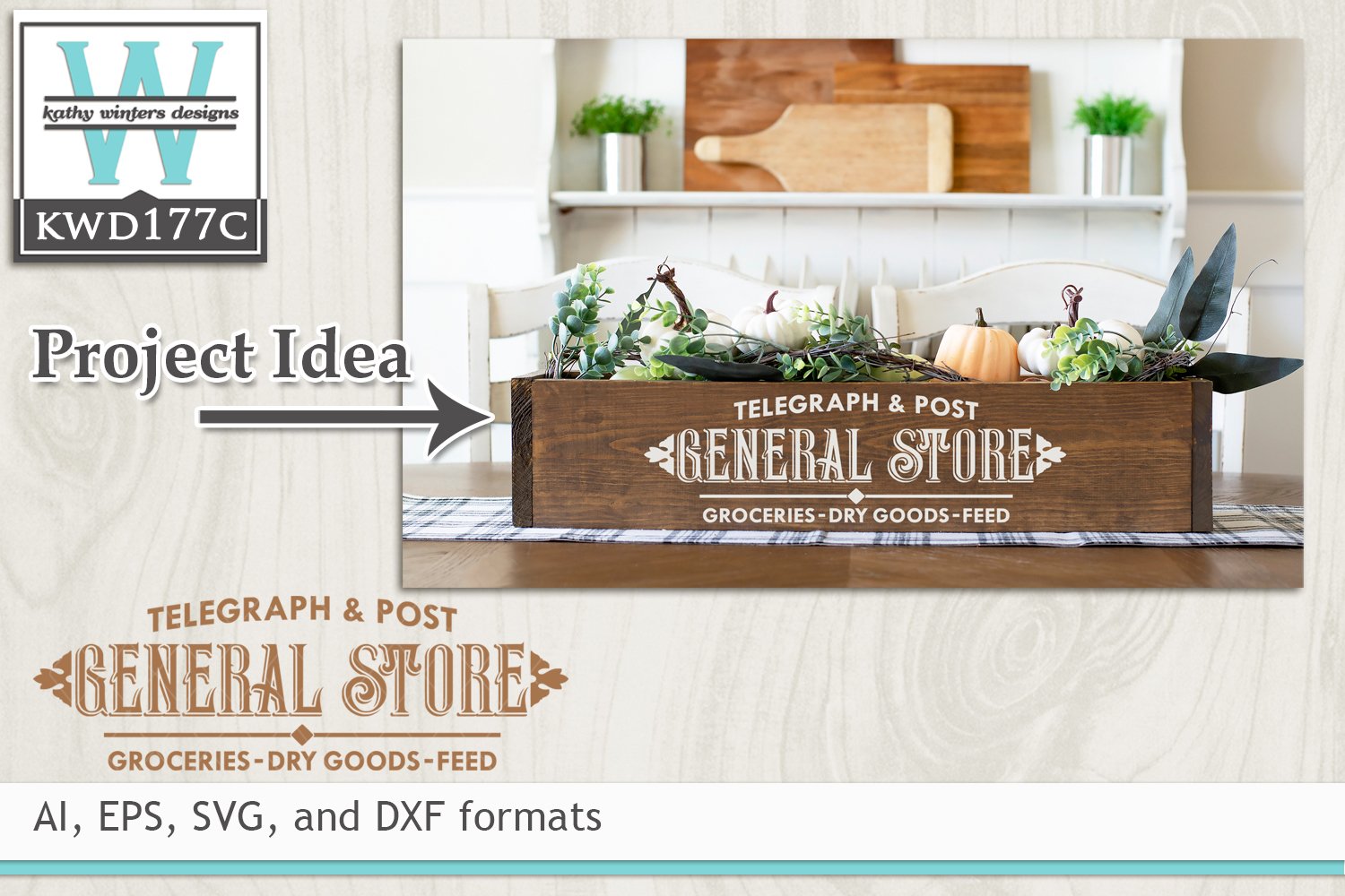 Farmhouse SVG - General Store (19172) | Cut Files | Design Bundles