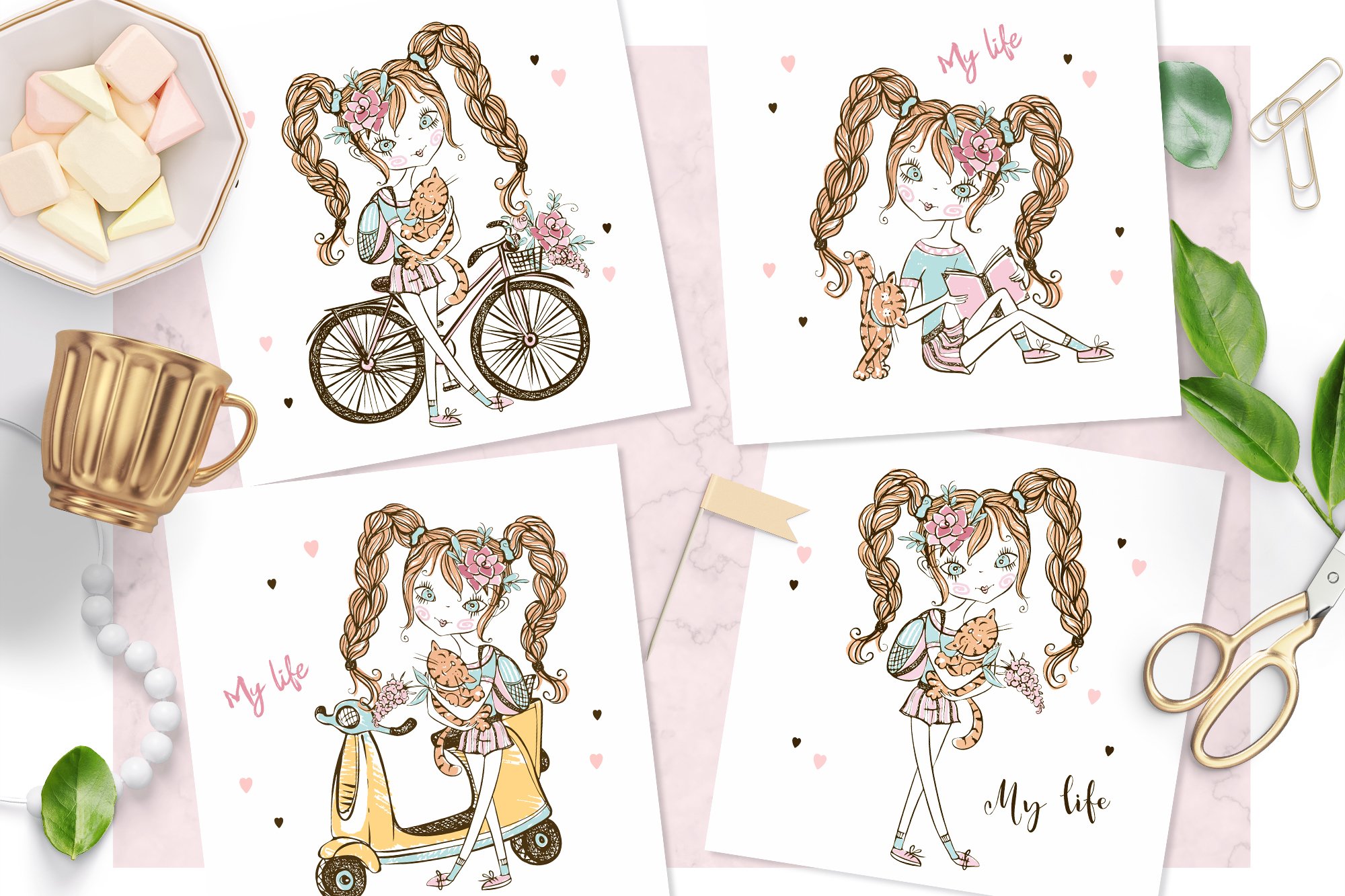 Cute teen girls, Digital clipart, Fashion girls, Valentines (1126267 ...