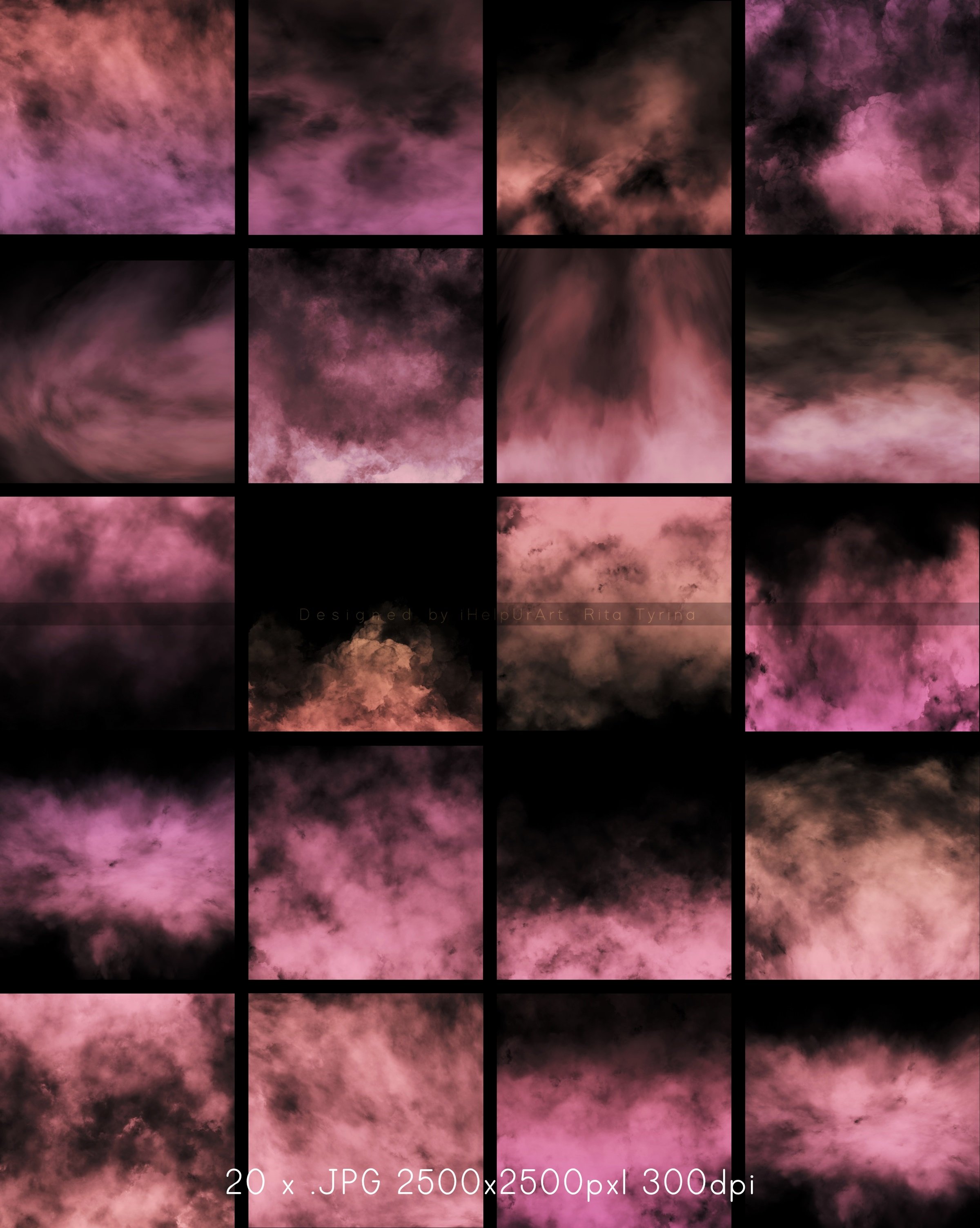 Pink Fog Photo Overlays Bundle - Glamour Photo Filter (287842) | Add ...