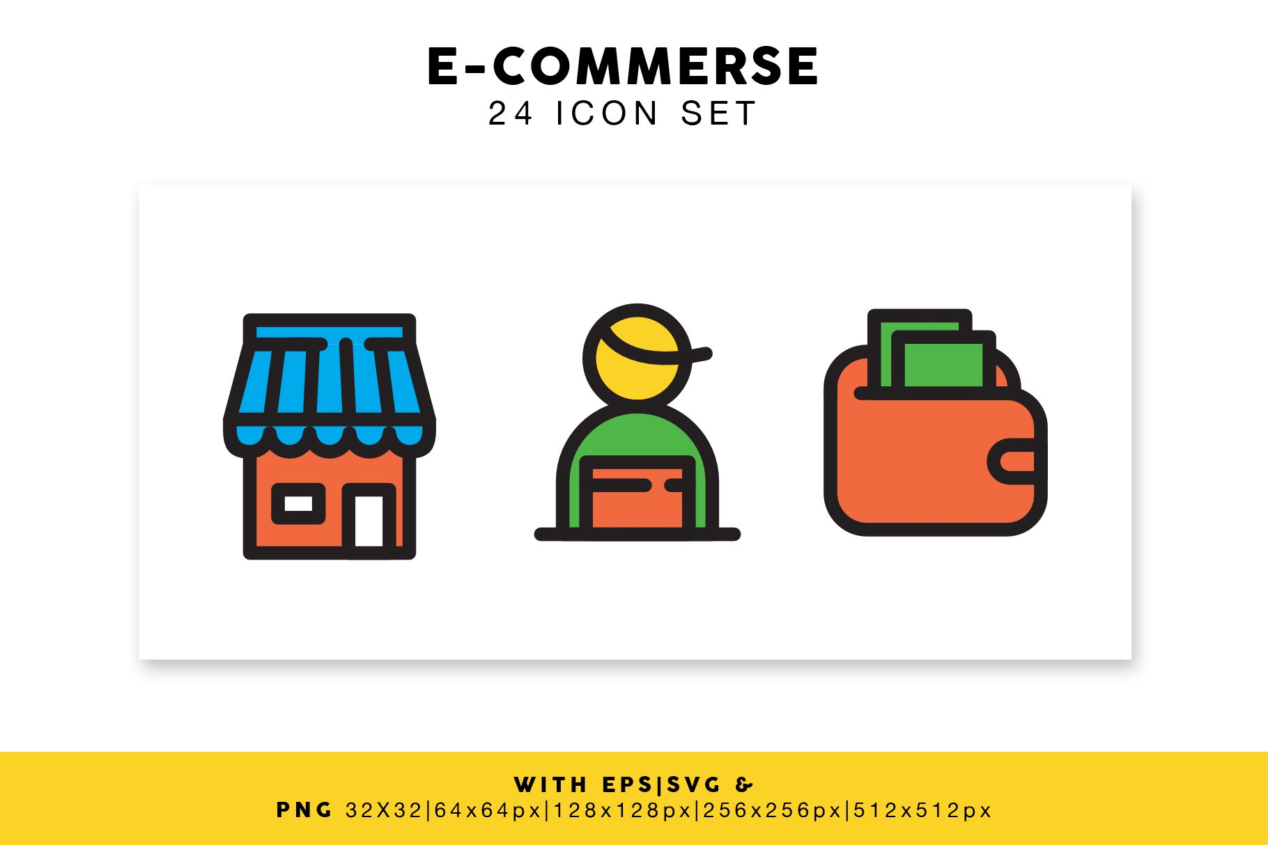 E-Commerce Icon Set (639242) | Icons | Design Bundles
