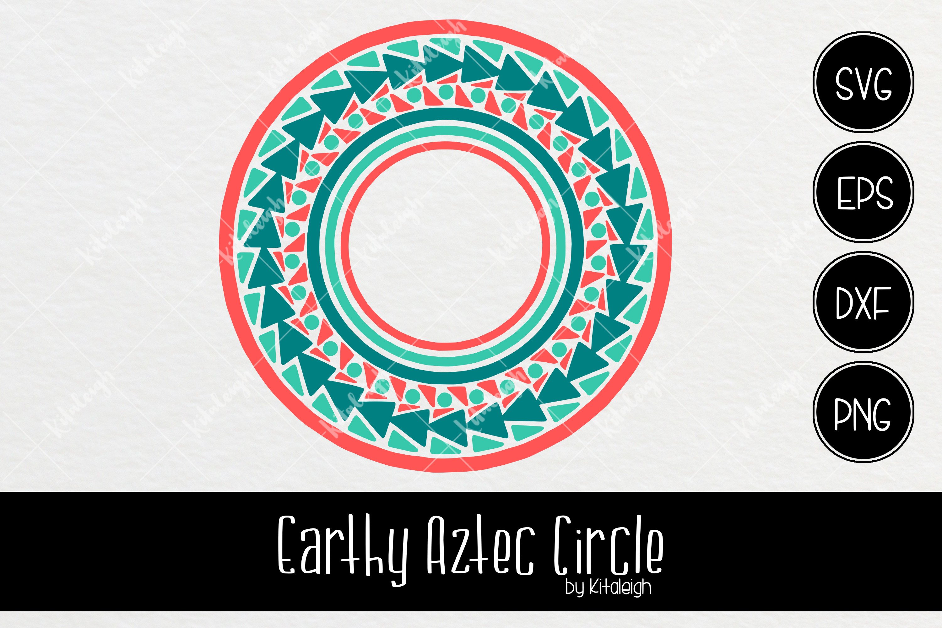 Earthy Aztec Circle (105002) | Illustrations | Design Bundles