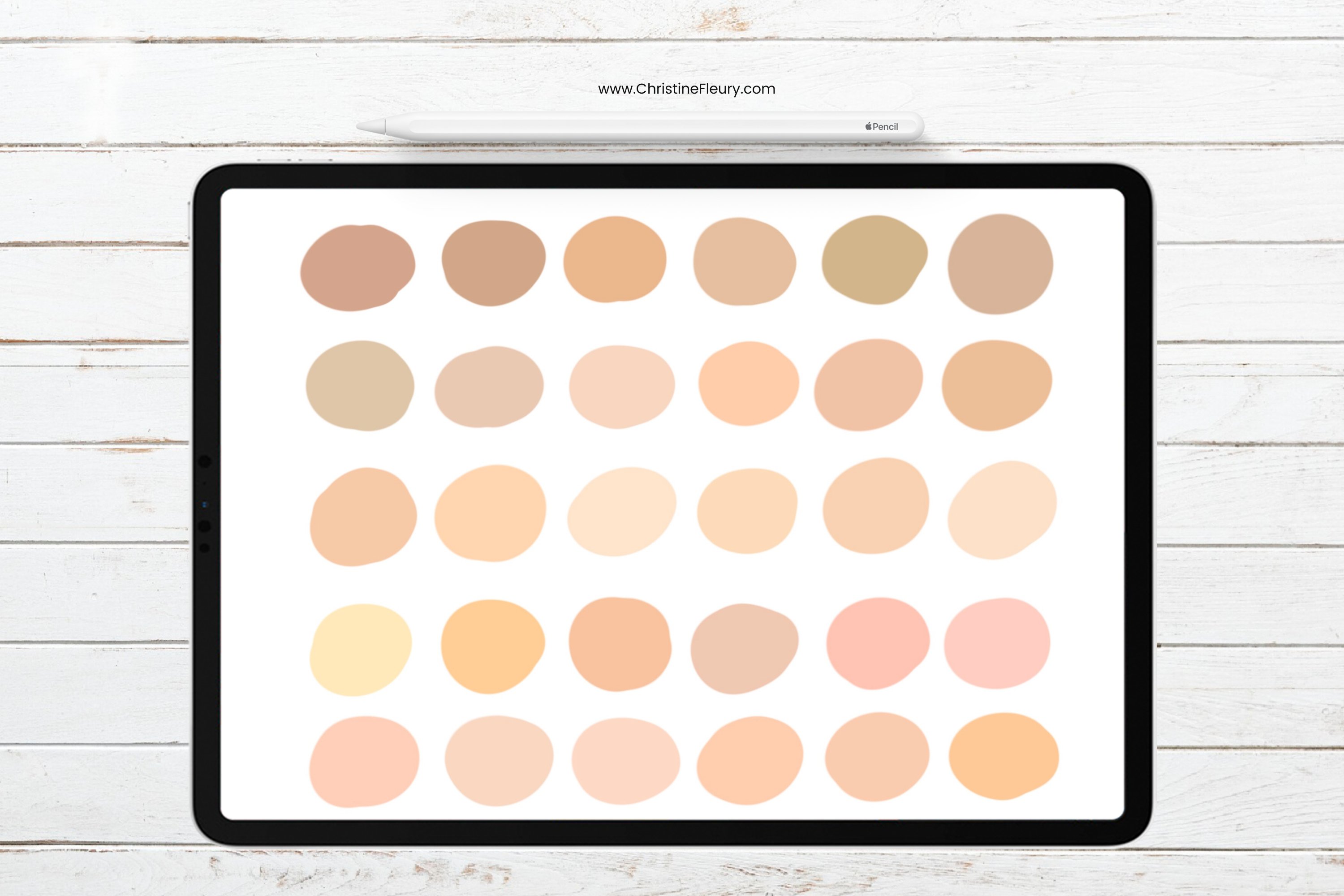 Skin Color Palette Procreate FREE Procreate Color Swatches 37 