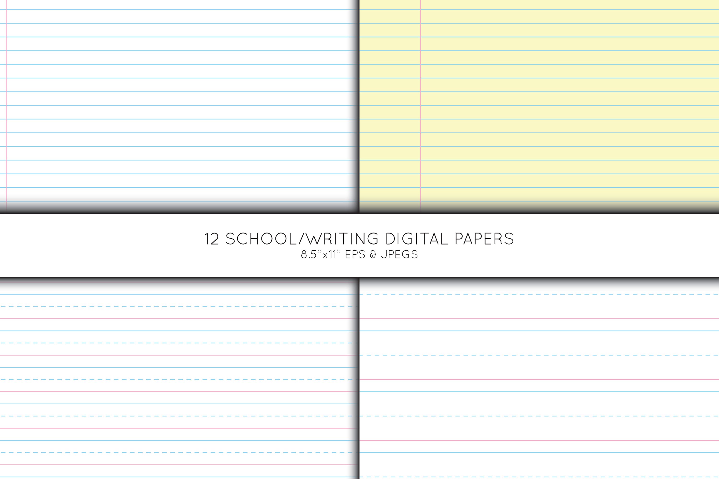 School digital paper, Pre School Paper, Writing paper (682400 ...