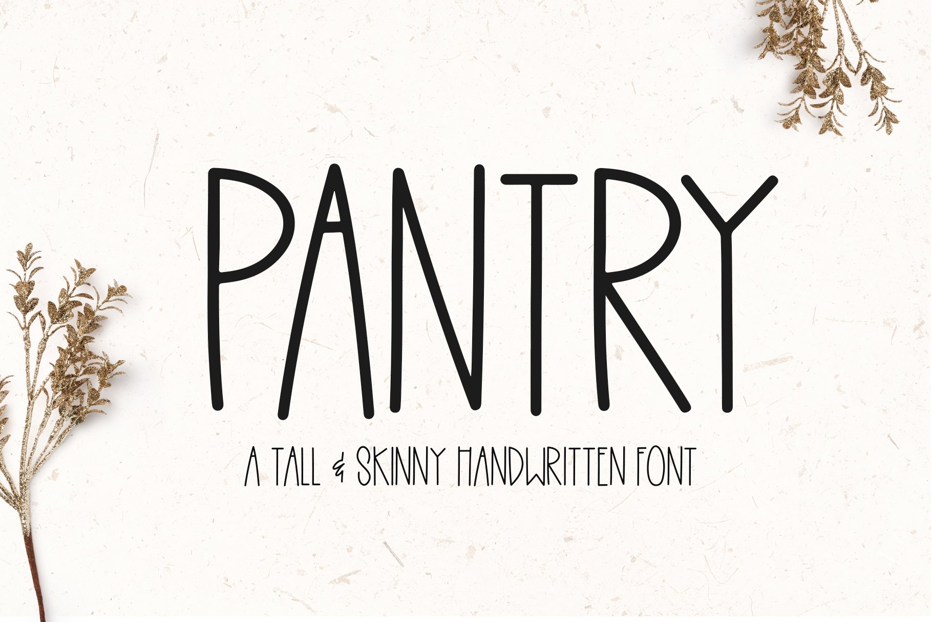 Pantry - A Tall Handwritten Font