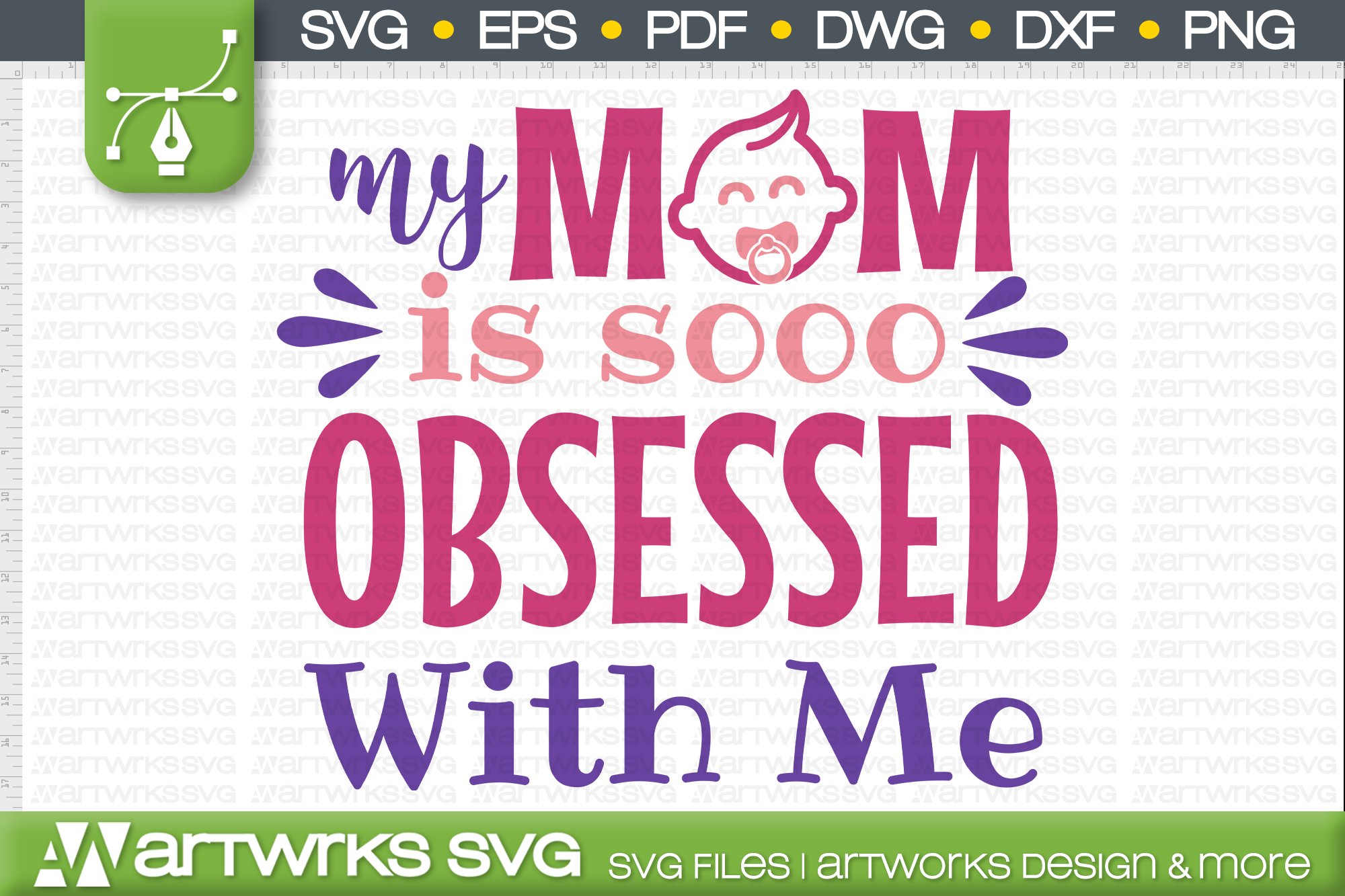 Mom life SVG files for Cricut | My mom is sooo obsessed... (536316 ...