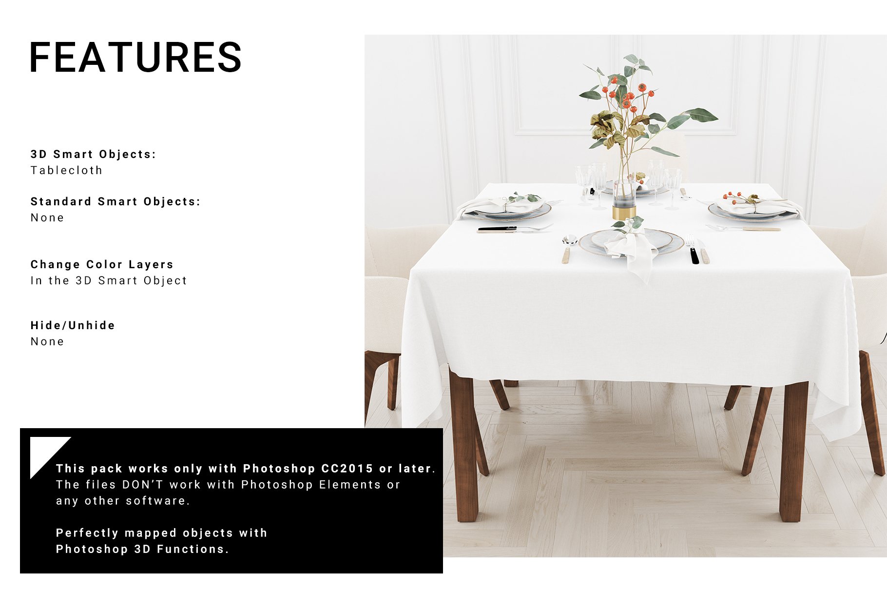 Square Tablecloth Set