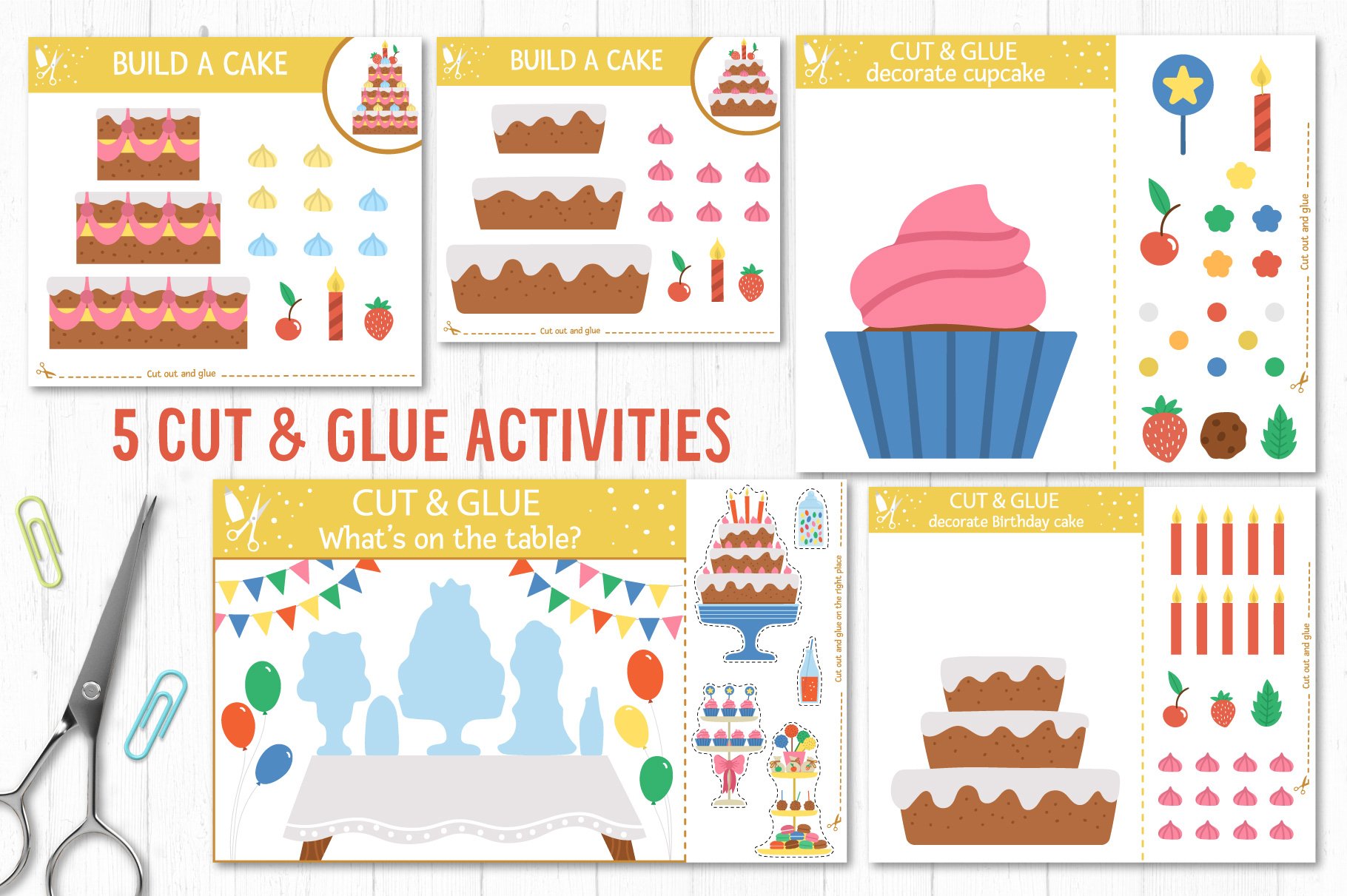 Birthday Games and Activities for kids (1144944) | Educational | Design ...