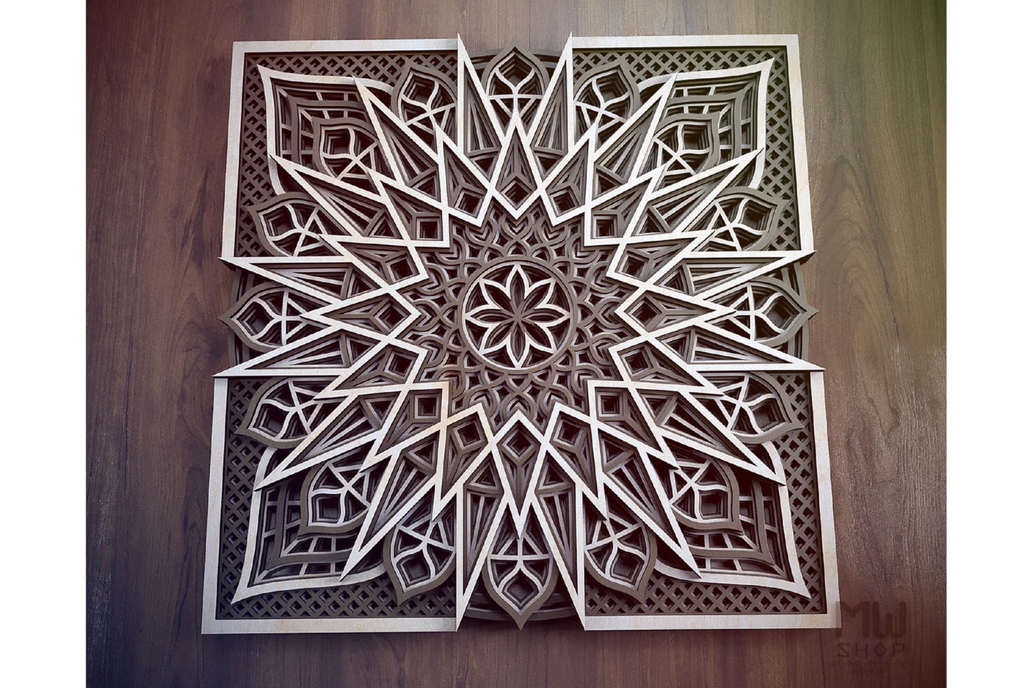 M97 - Laser Cut Mandala DXF, Layered Mandala SVG for Cricut (601017 ...