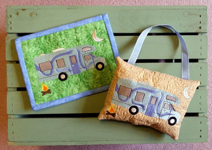 Class 'C' Camper Mug Rug or Doorknob Hanger Pattern - Machine ...