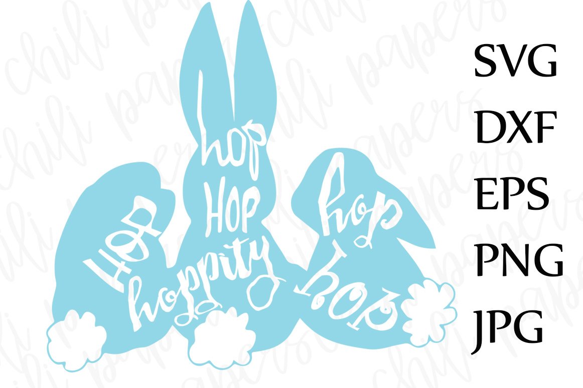 Hoppity Hop Svg Easter Svg (47239) | Illustrations | Design Bundles