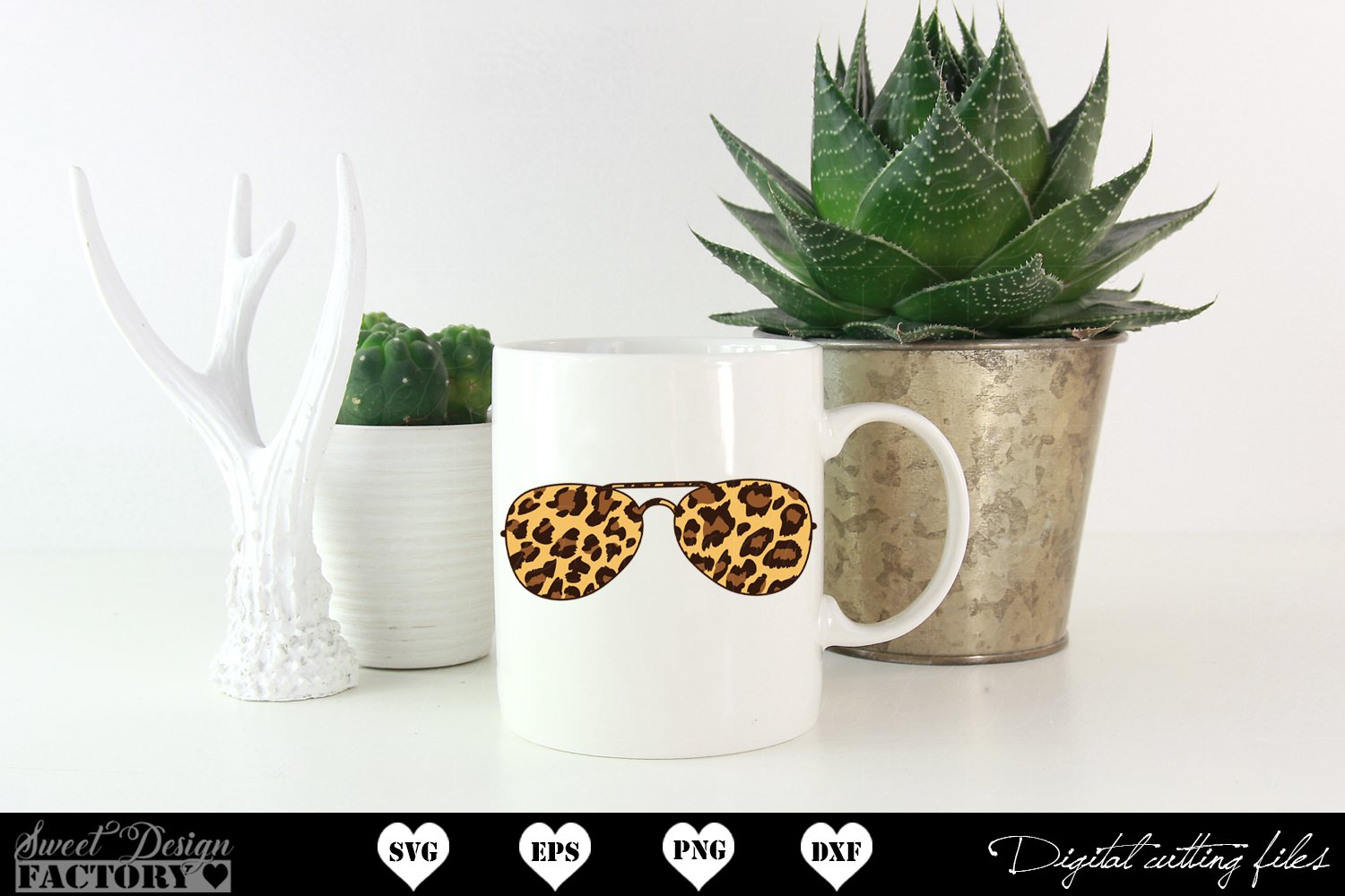 Cheetah print sunglasses SVG (707664) | Cut Files | Design Bundles