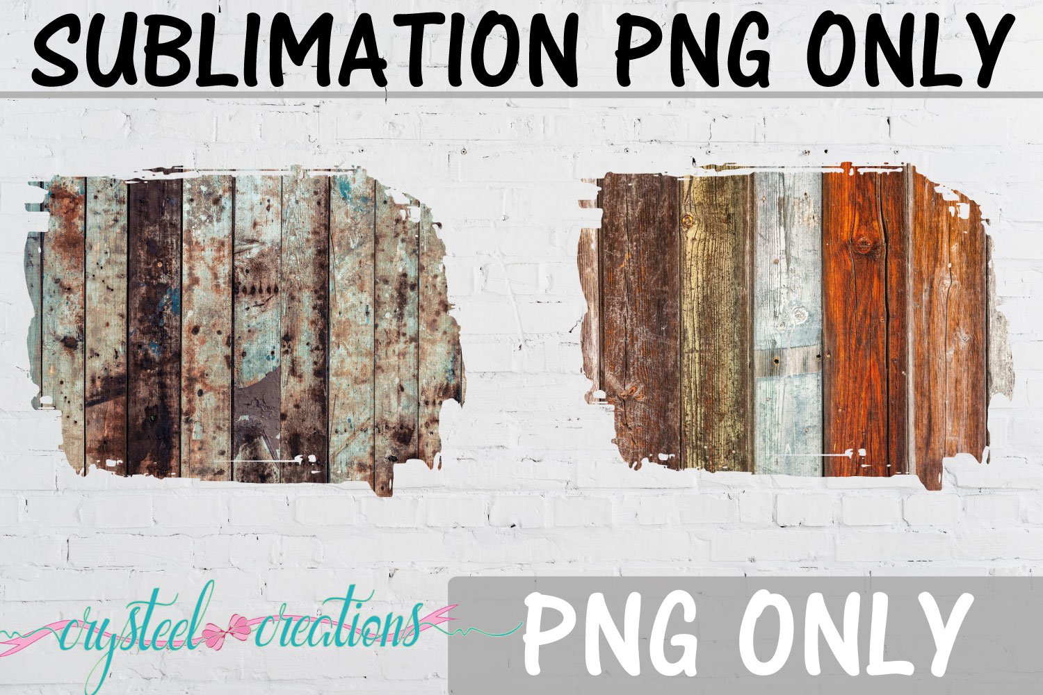 Rustic Wood Sublimation Background Bundle (1025354) | Sublimation ...