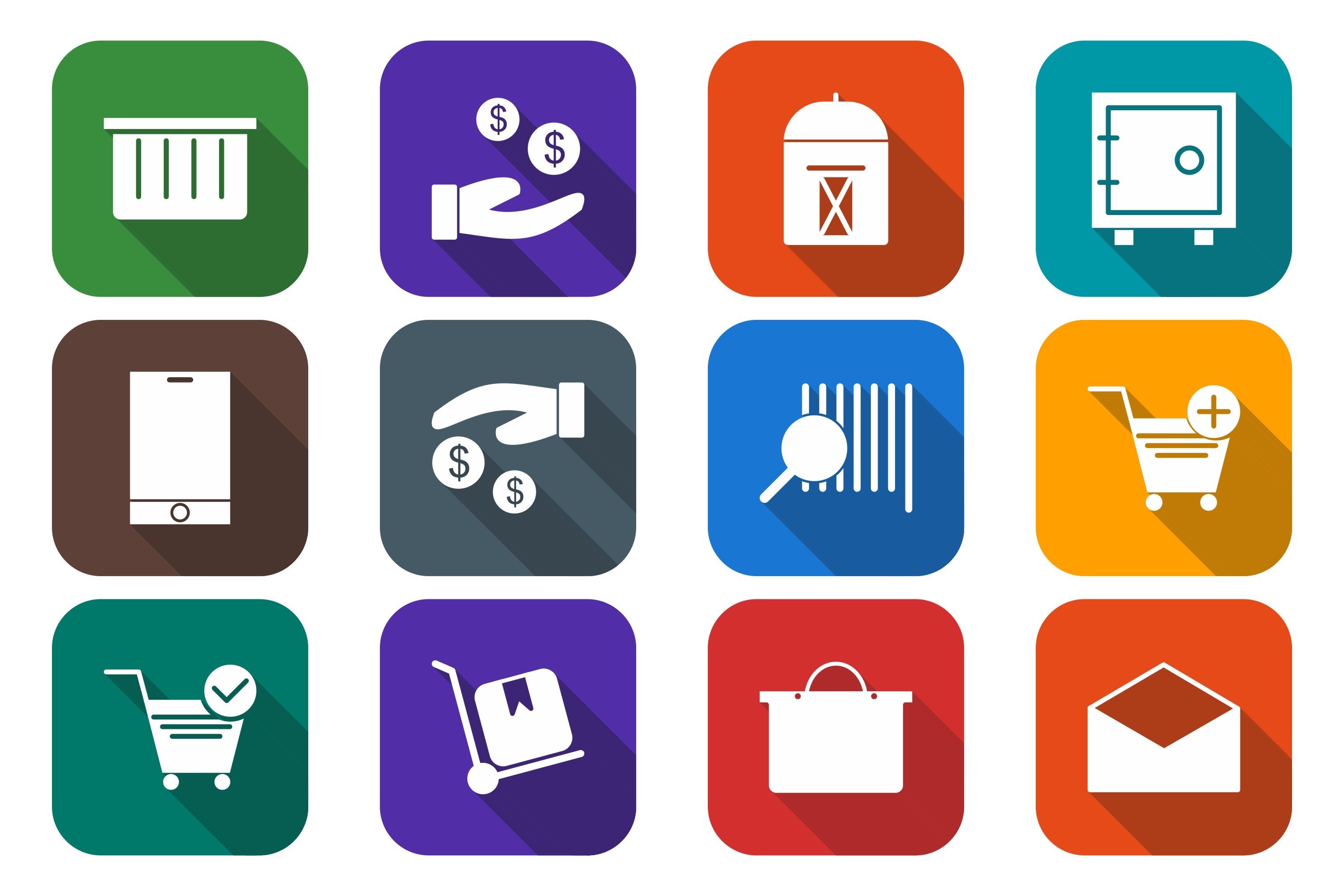 Set Of E-Commerce Icons (446663) | Icons | Design Bundles